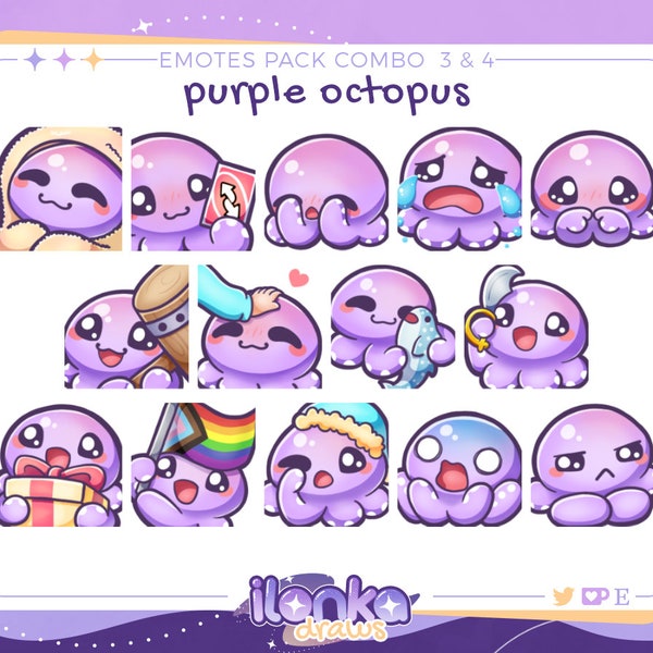 Squid Emote - Etsy
