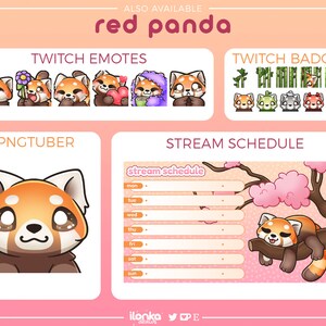 Red Panda | Animated Stream Pack! (scenes, Overlays, Alerts, Panels & a ...