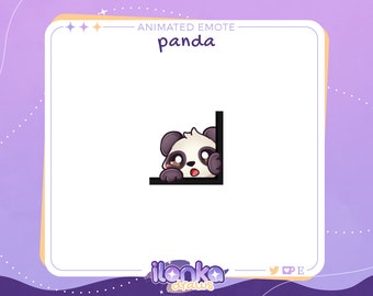 Hiding Bush Cute Panda Animated Emote Panda Bear Lurk Hide Into Bushes ...