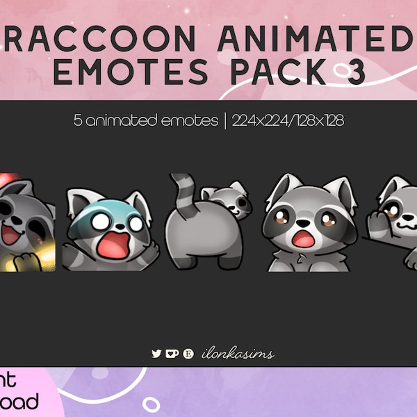 Animated Rave Emotes - Etsy