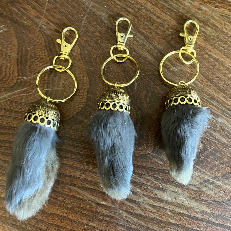 Rabbits Foot Keychain - Etsy