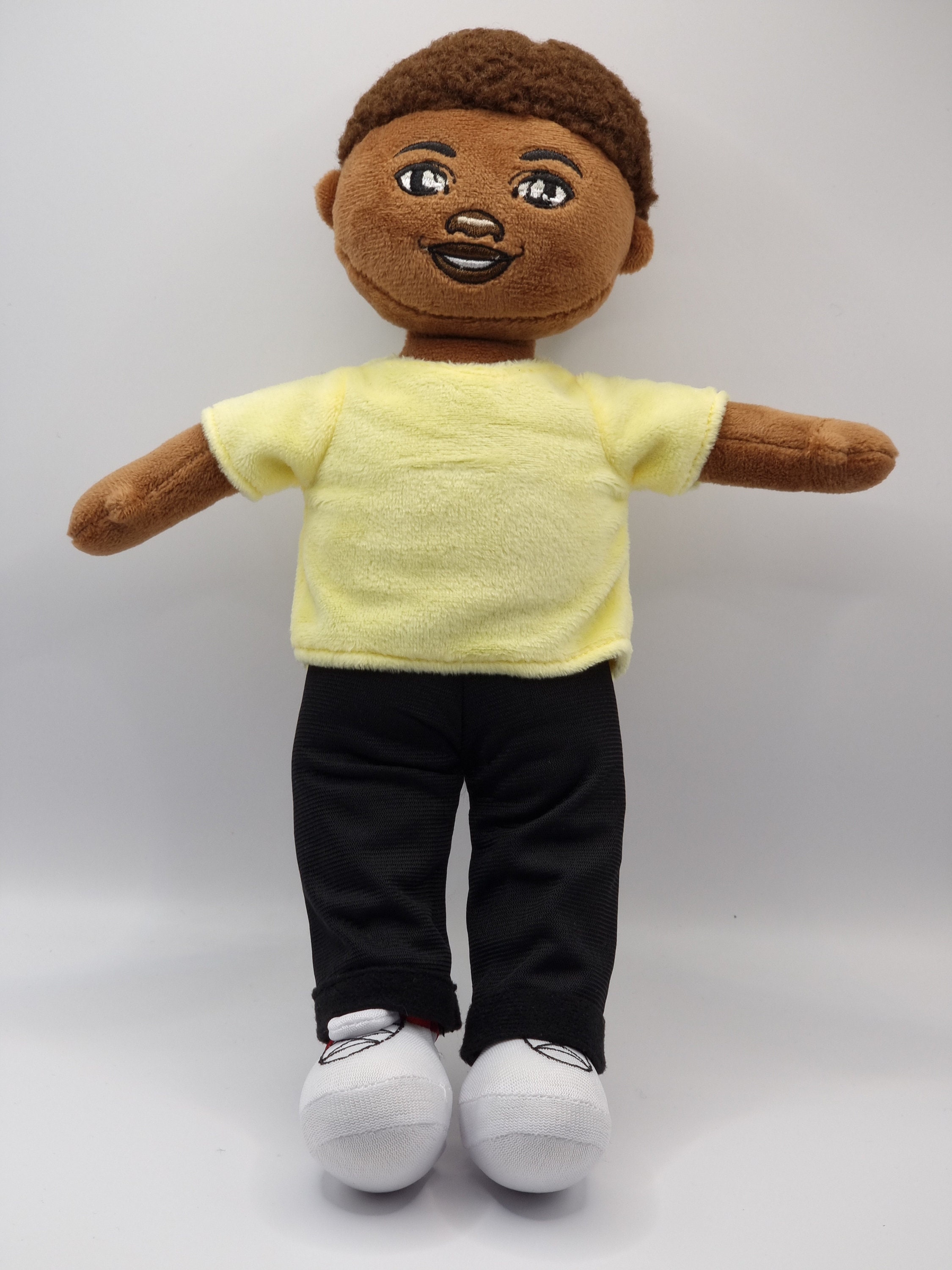 Plush Boy Doll, Black Boy Doll, Rag Doll, Soft Plush Doll, Birthday Gift, First Boy Doll ...