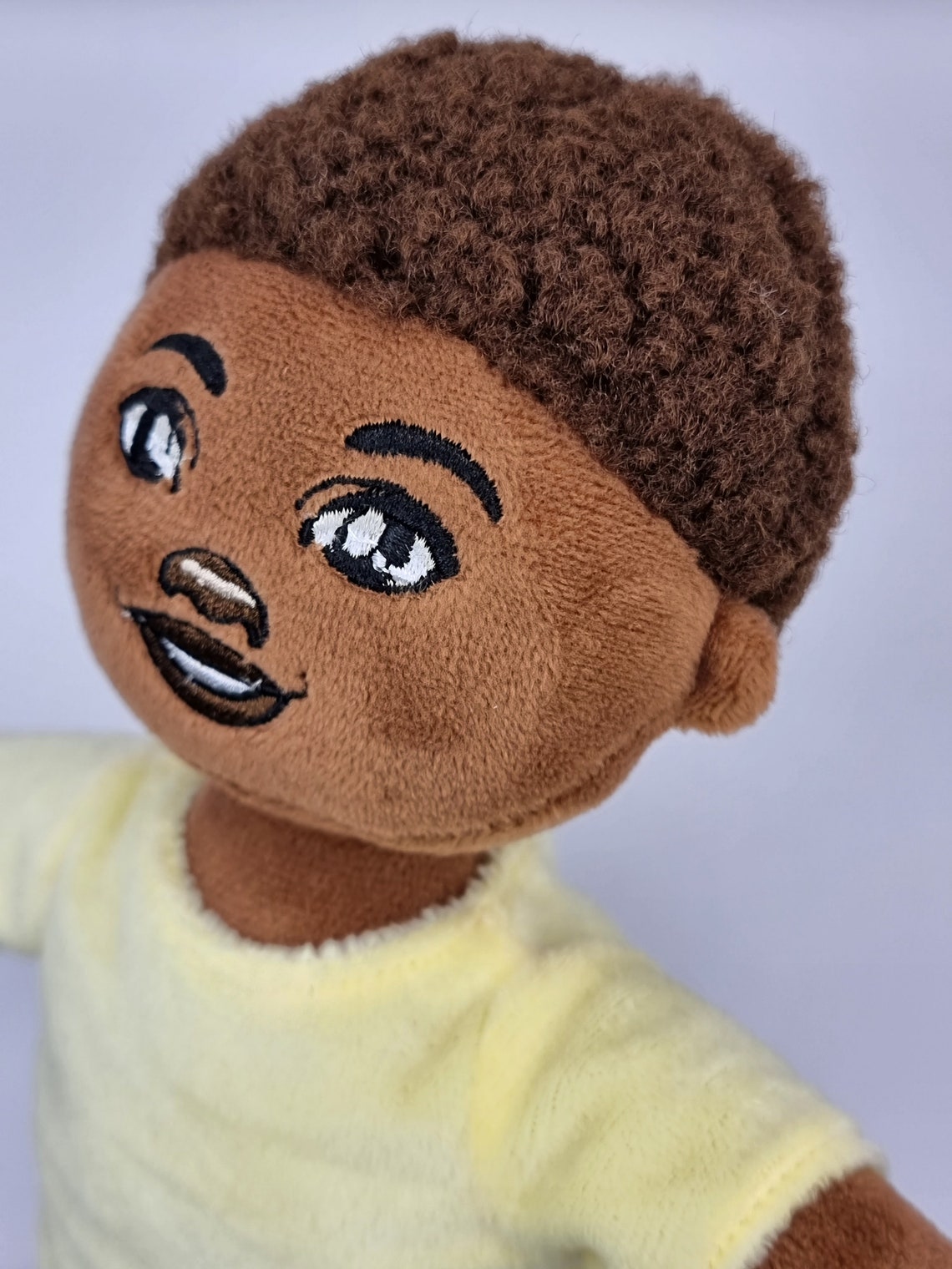 Plush Boy Doll, Black Boy Doll, Rag Doll, Soft Plush Doll, Birthday ...