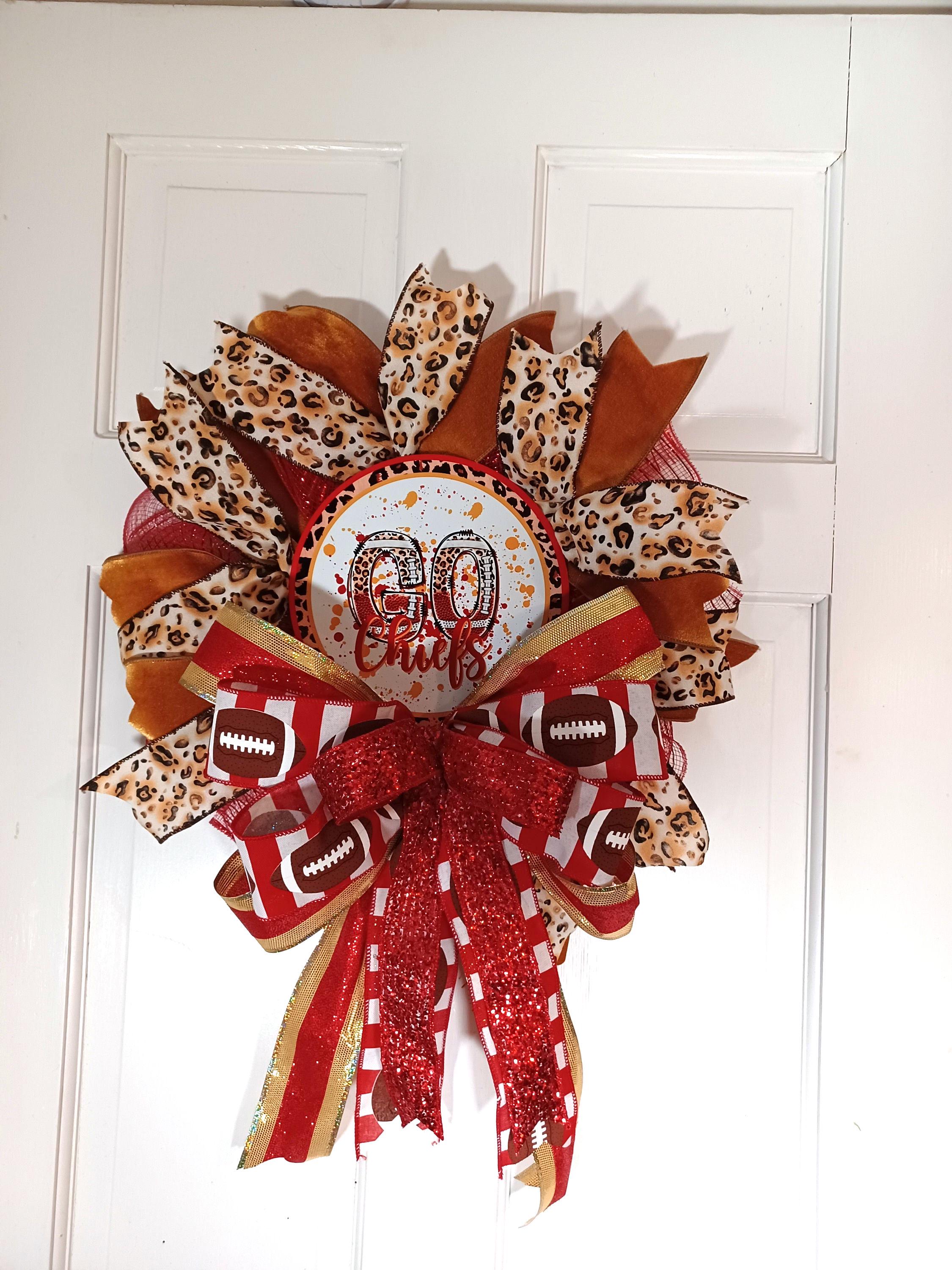Go Chiefs Decor, National Champions Decoration, Red and Gold Go Chiefs ...