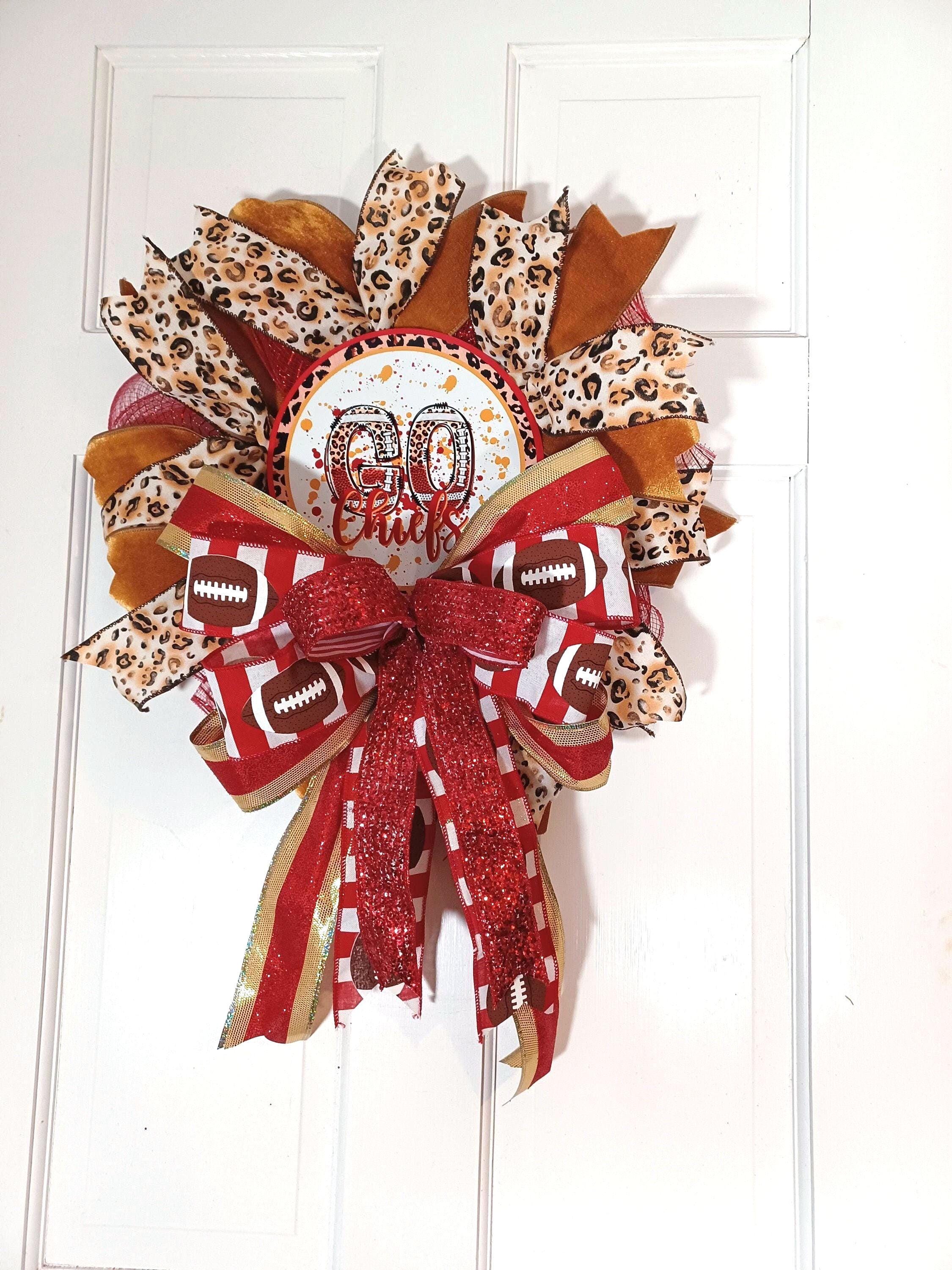 Go Chiefs Decor, National Champions Decoration, Red and Gold Go Chiefs ...