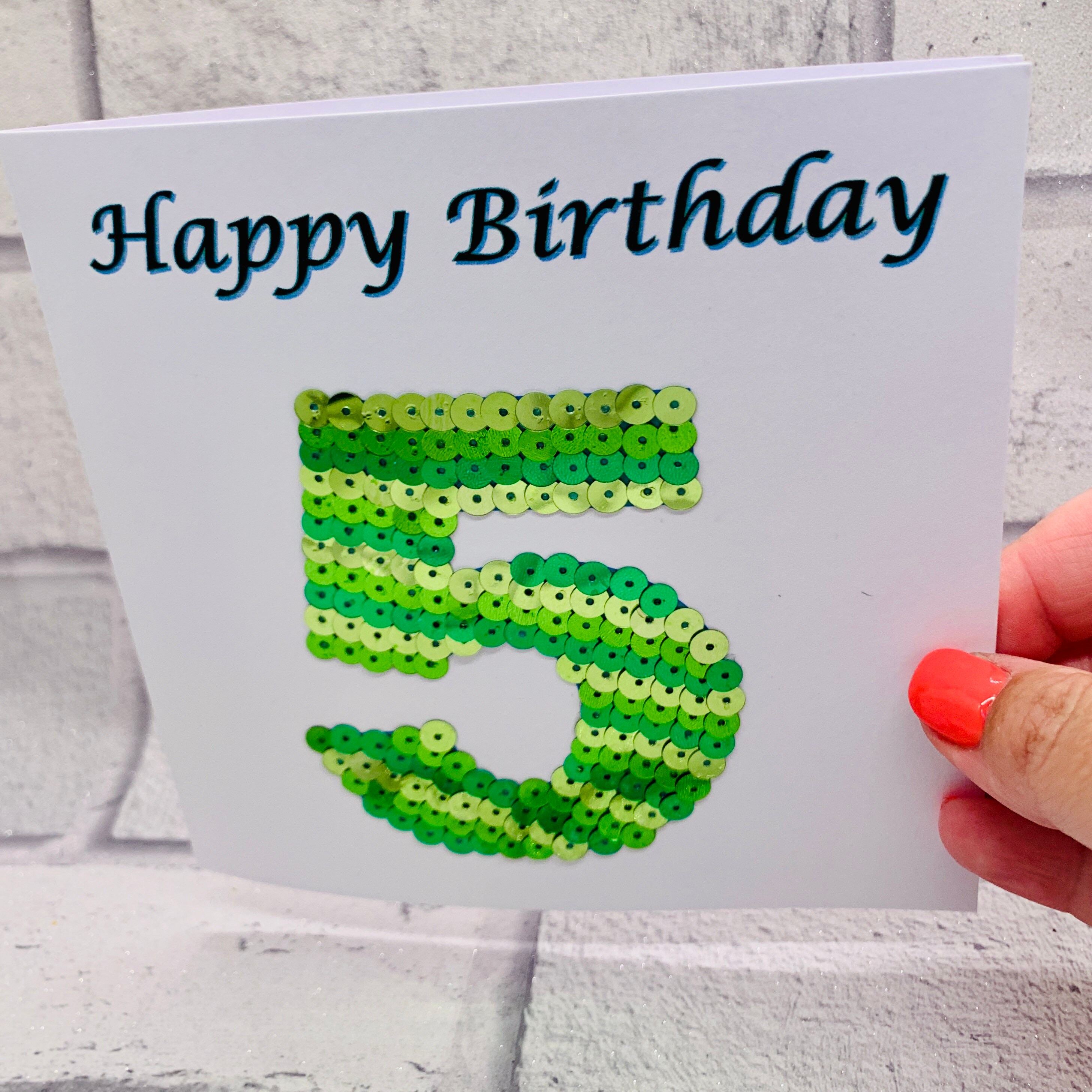 5th Birthday Card for Child Personalised Fifth Birthday Card - Etsy