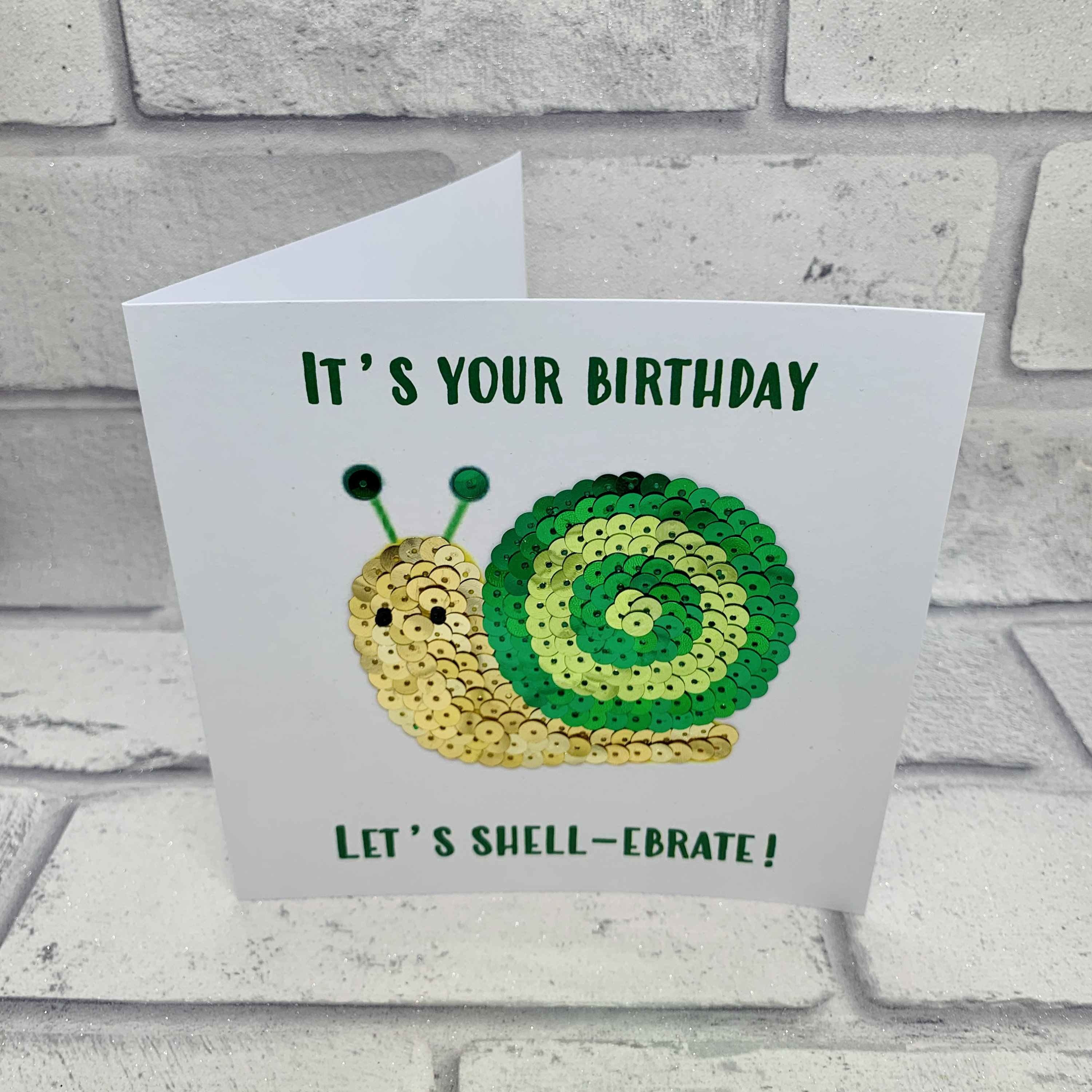 Custom Happy Birthday Snail Card for Child, Personalised Snail Birthday ...