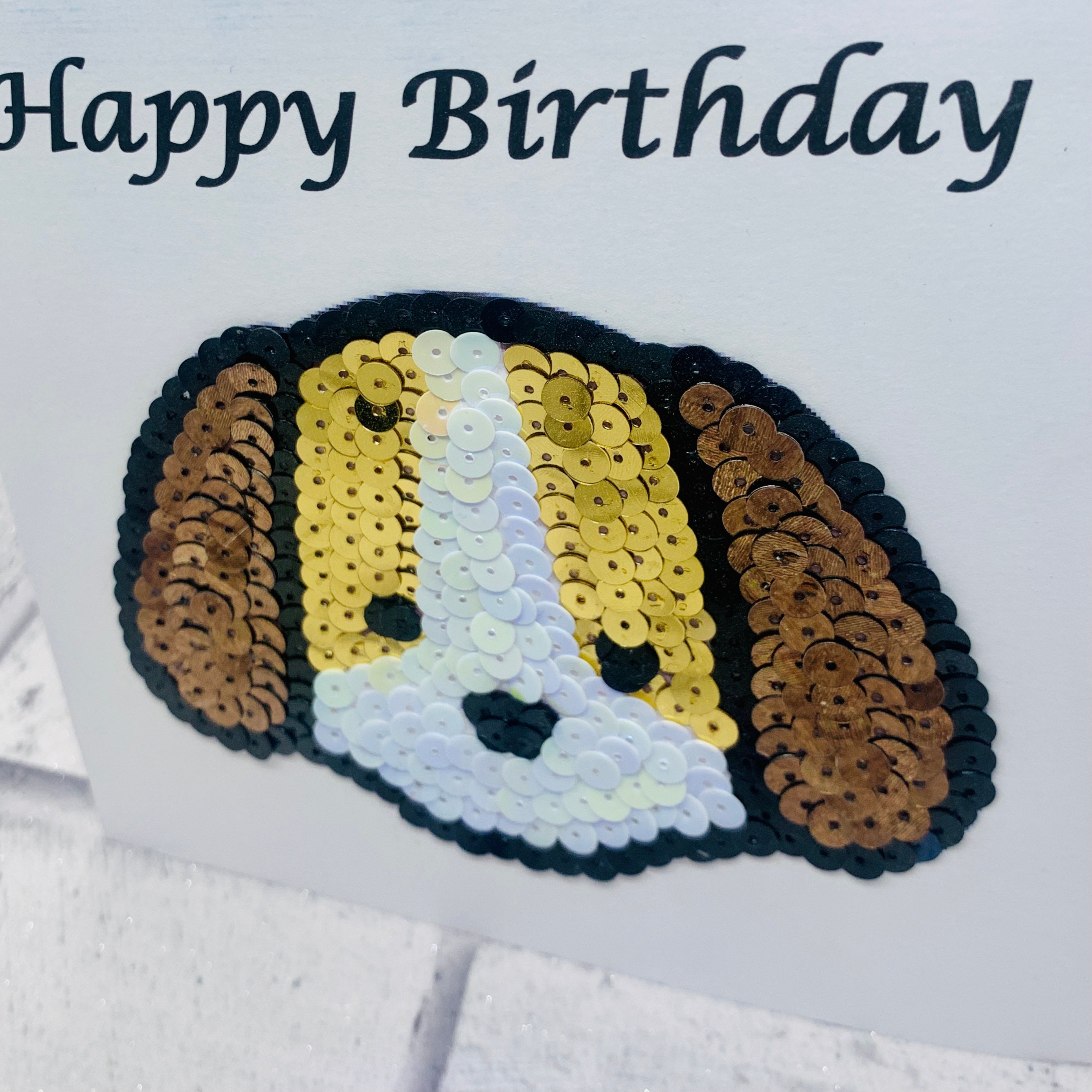 Custom Dog Happy Birthday Card for Kids, Personalised Dog Card, Puppy ...