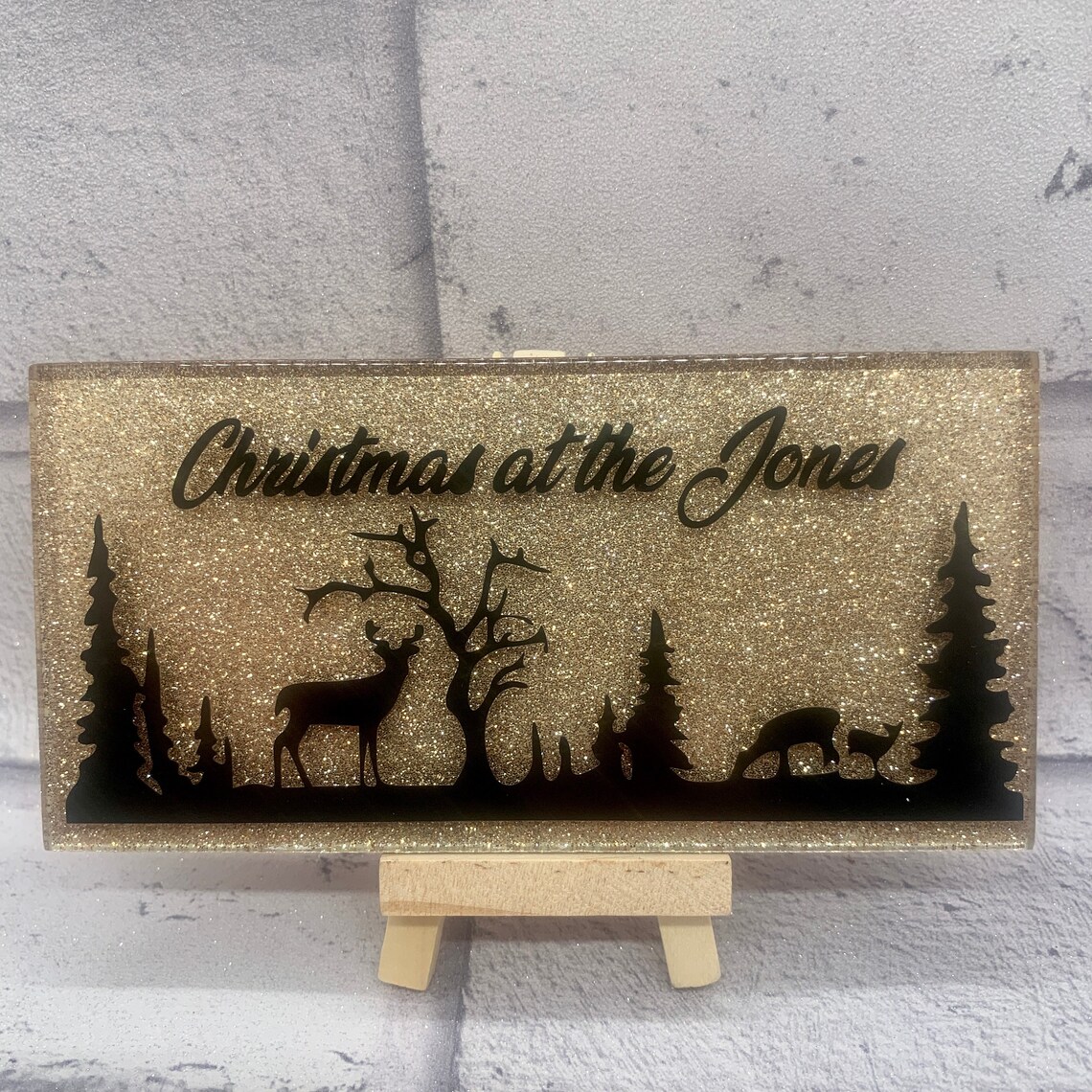 Personalised Christmas Subway Tile Christmas Plaque - Etsy