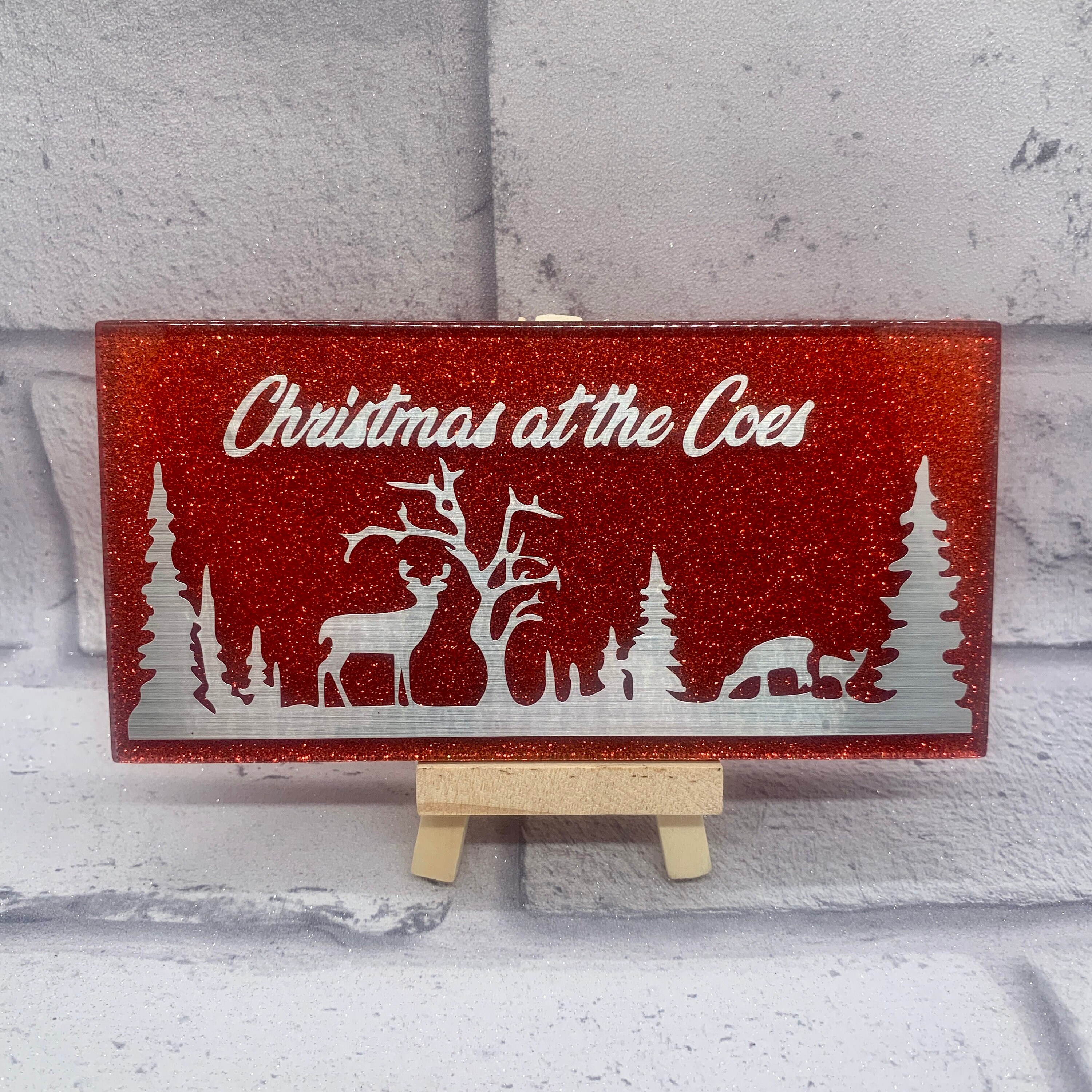 Personalised Christmas Subway Tile Christmas Plaque - Etsy