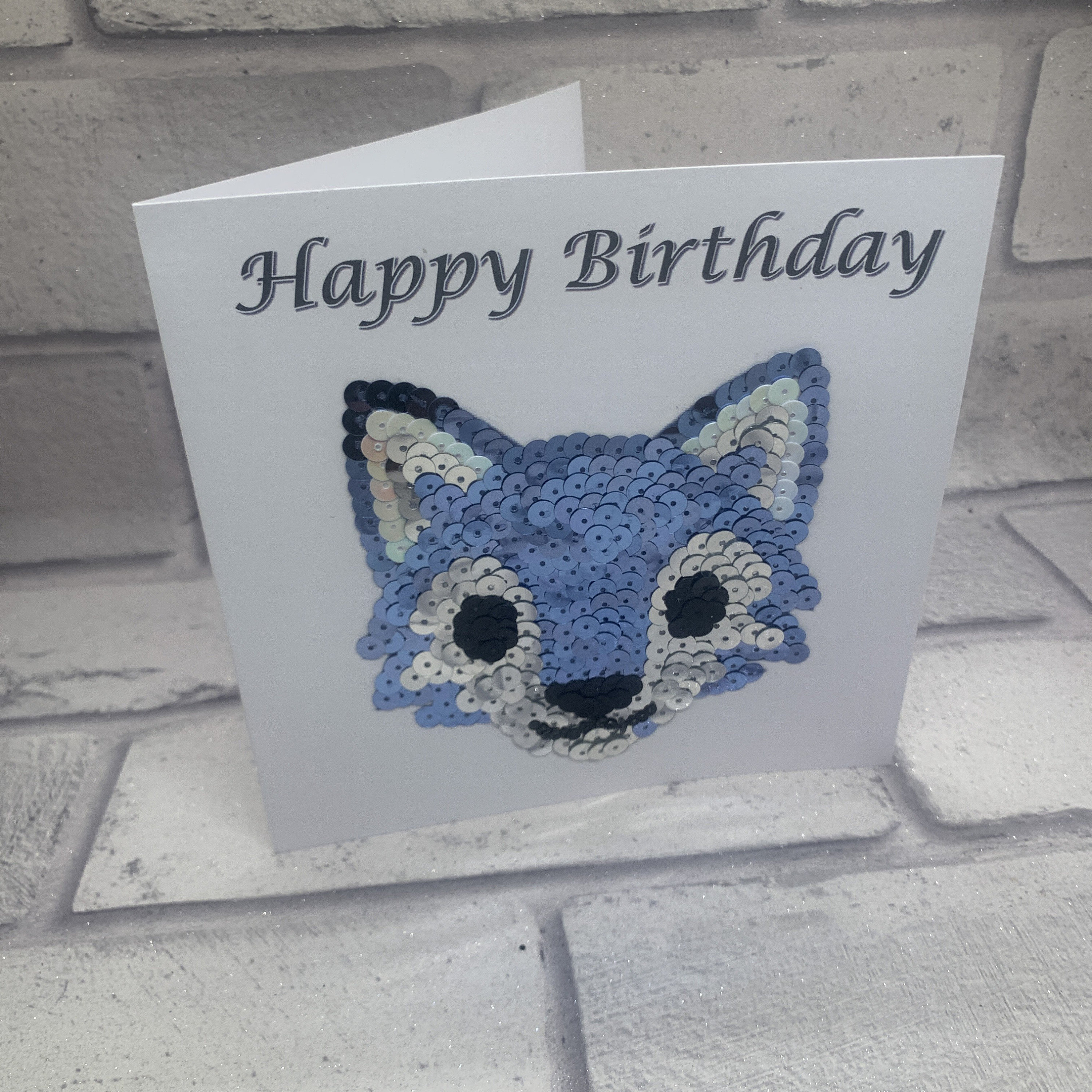 Custom Happy Birthday Wolf Card for Kids, Personalised Wolf Birthday ...