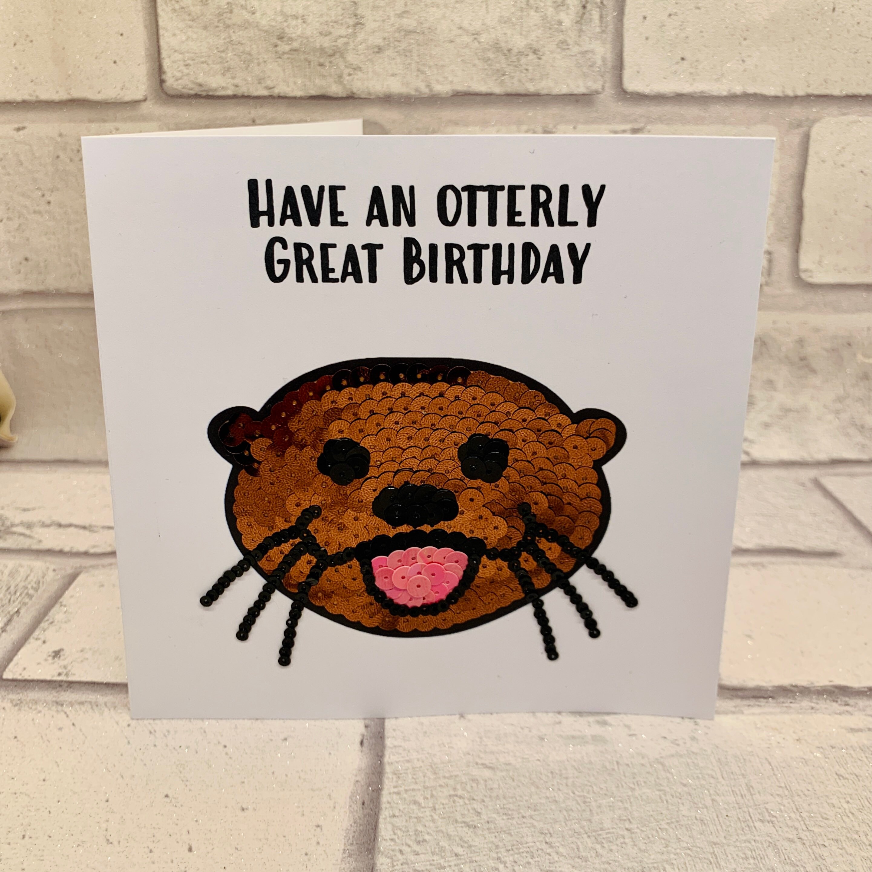 Custom Otter Birthday Card for Her, Have an Otterly Great Birthday Card ...