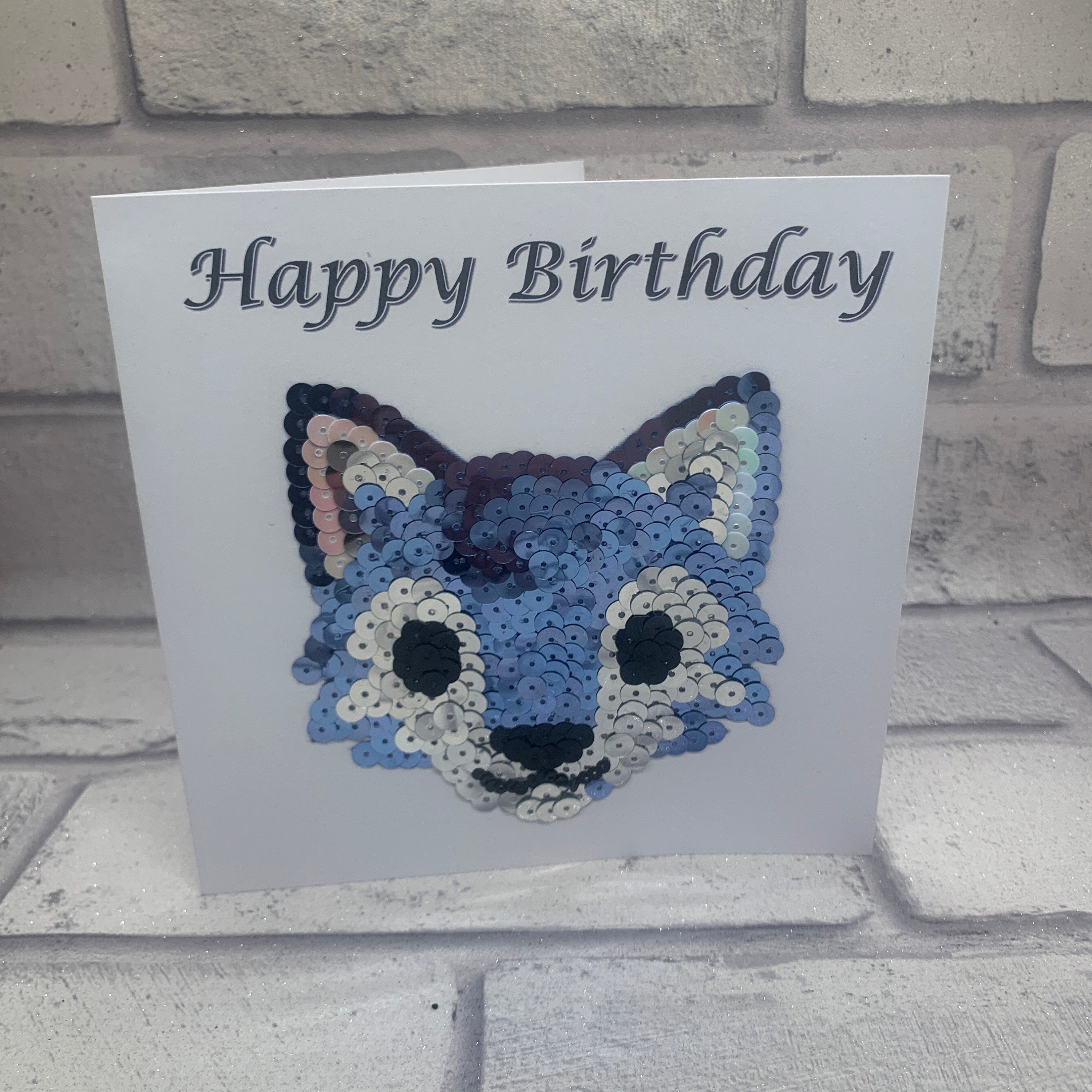 Custom Happy Birthday Wolf Card for Kids, Personalised Wolf Birthday ...