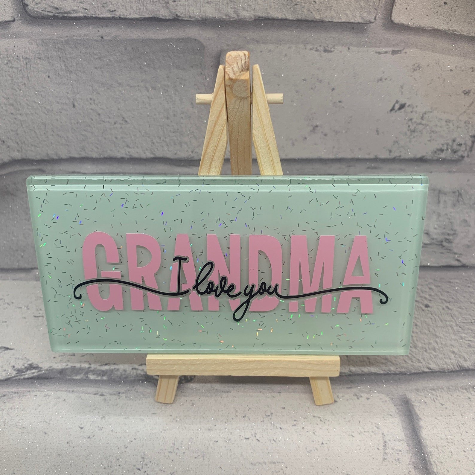 Grandma I Love You Subway Tile From Grandchildren for Mothers Day ...