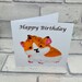 Custom Happy Birthday Hamster Card for Friend, Personalised Hamster ...