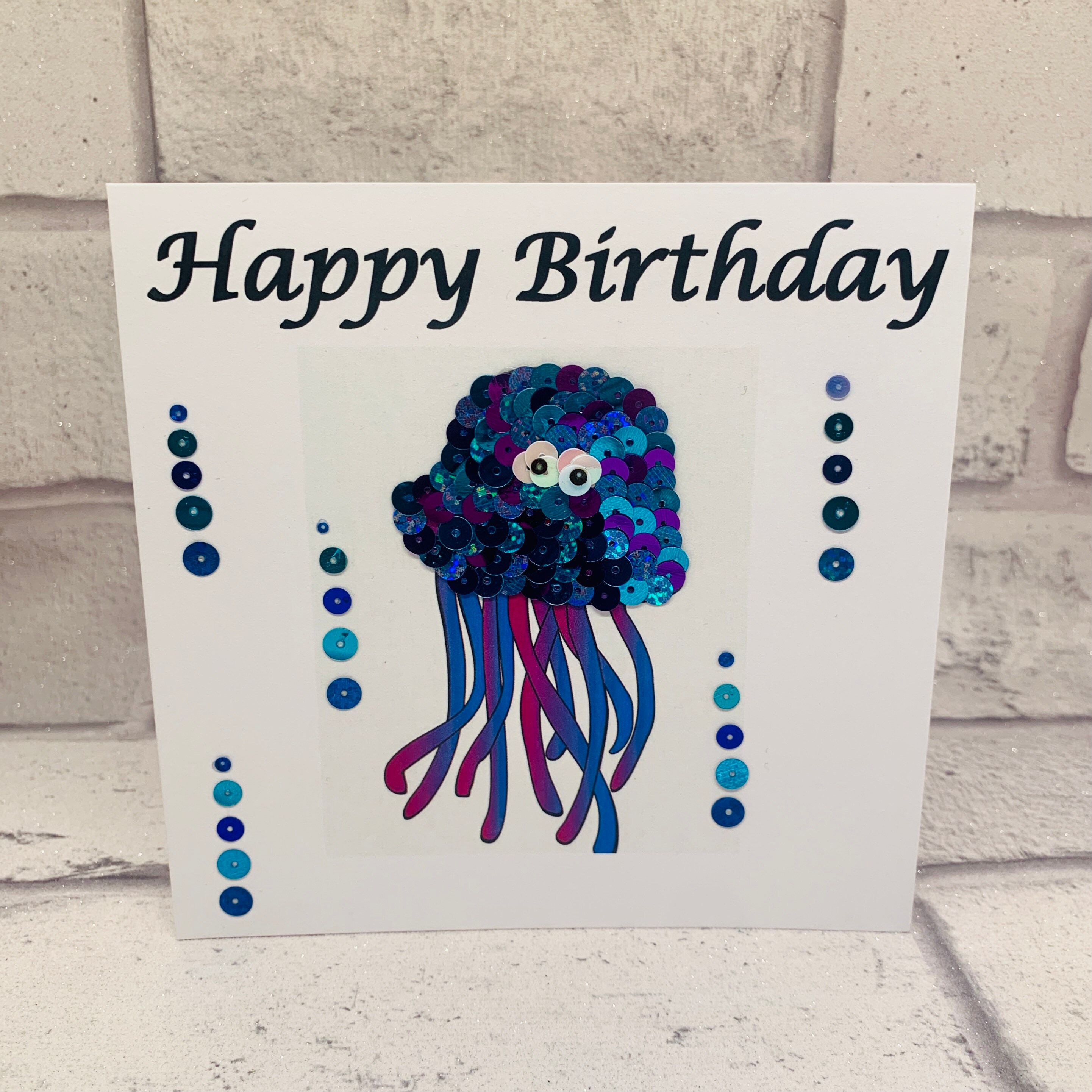 Custom Jellyfish Birthday Card for Kids, Personalised Jellyfish Card ...