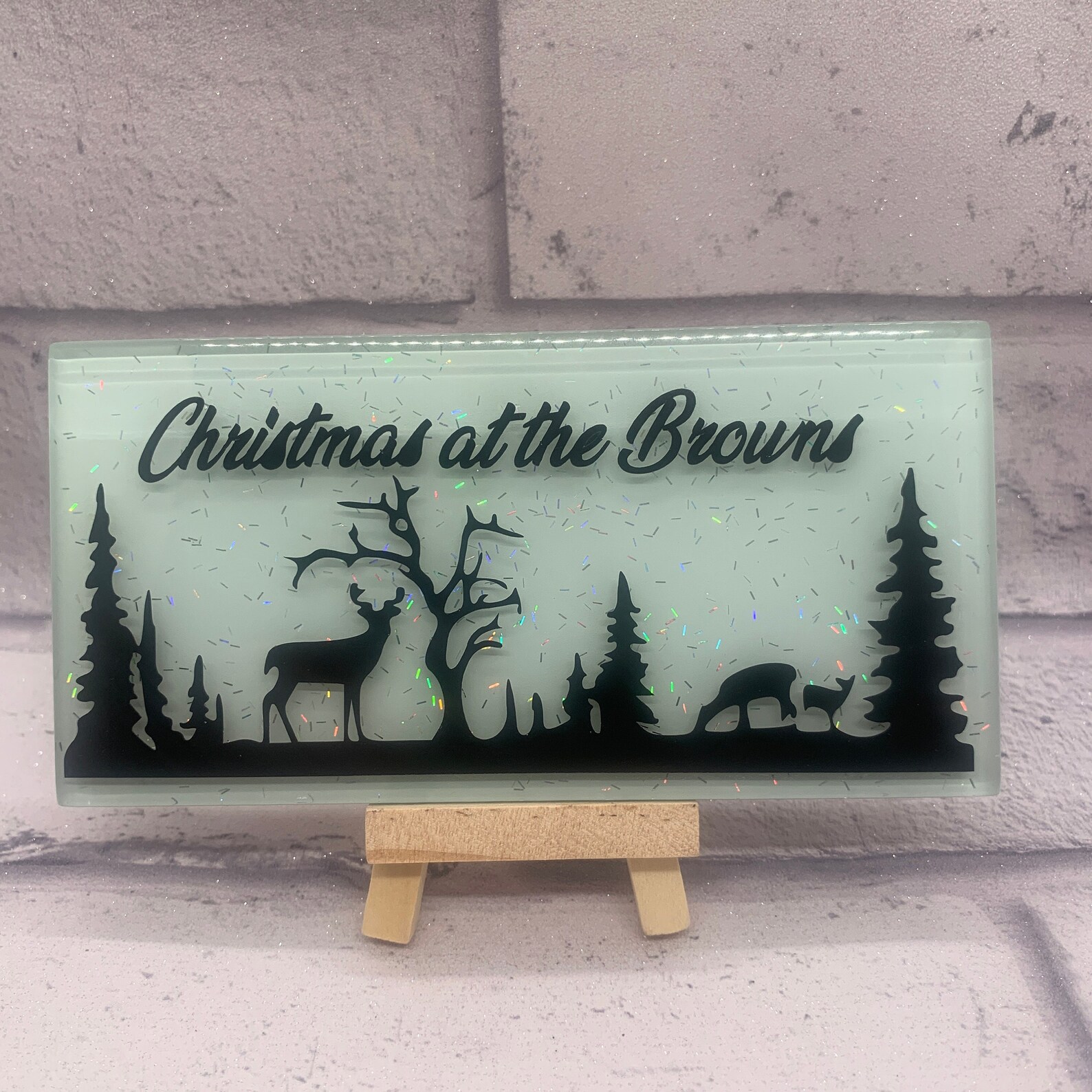 Personalised Christmas Subway Tile Christmas Plaque - Etsy