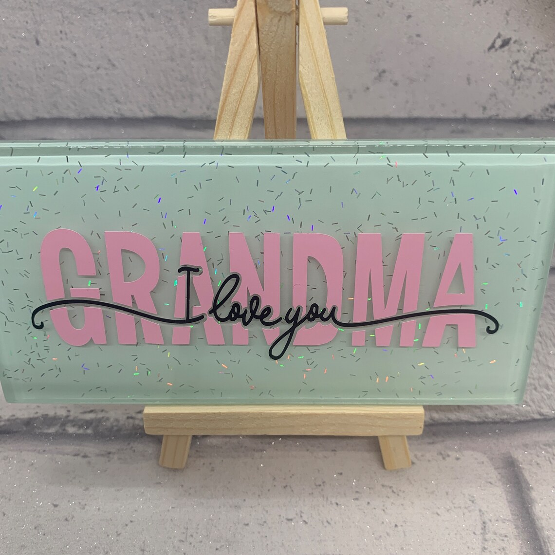 Grandma I Love You Subway Tile From Grandchildren for Mothers Day ...