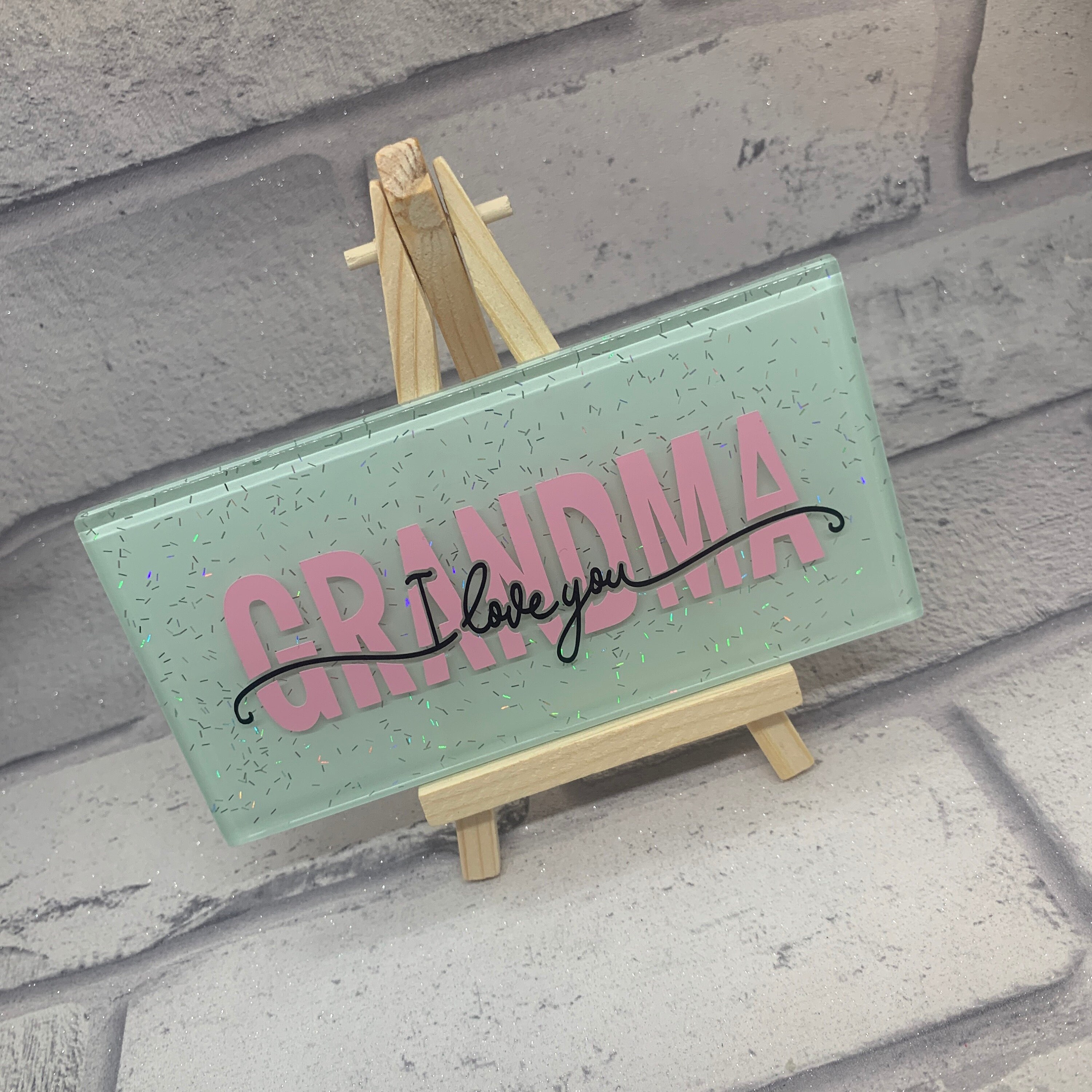 Grandma I Love You Subway Tile From Grandchildren for Mothers Day ...