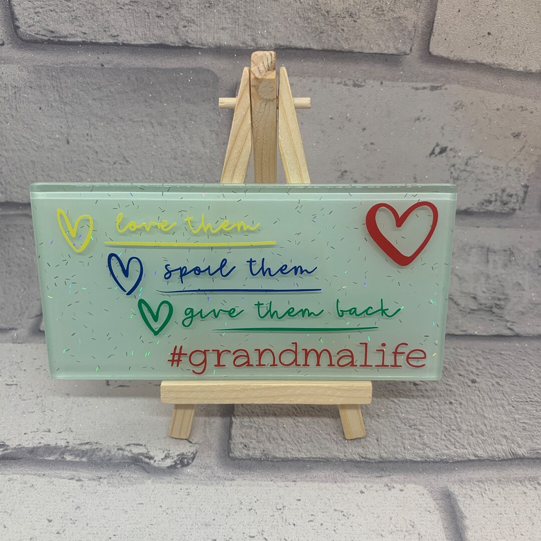Grandma Subway Tile From Grandchildren for Mothers Day, Grandma Plaque ...