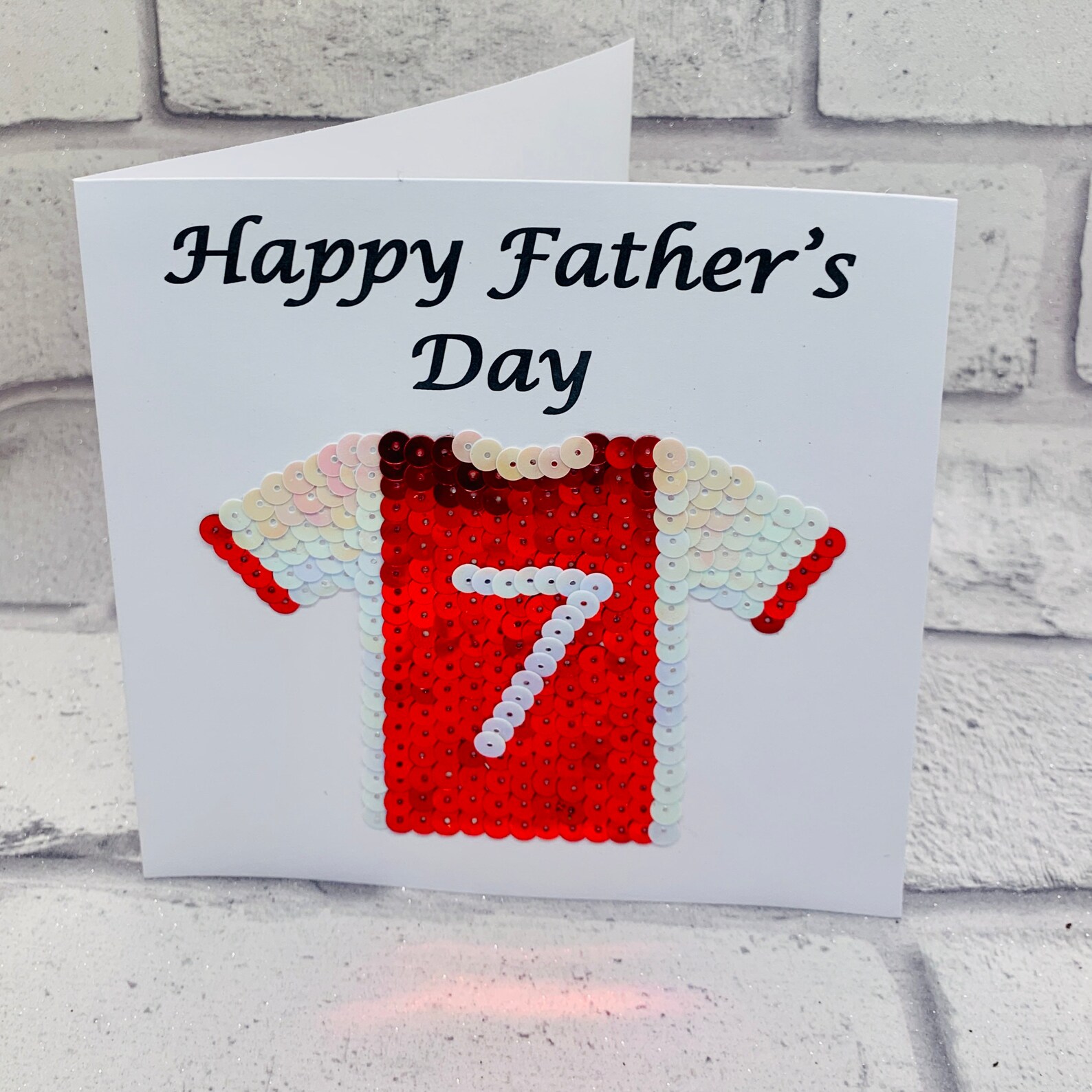 Personalised Football Team Fathers Day Card, Football Card for Dad, for ...