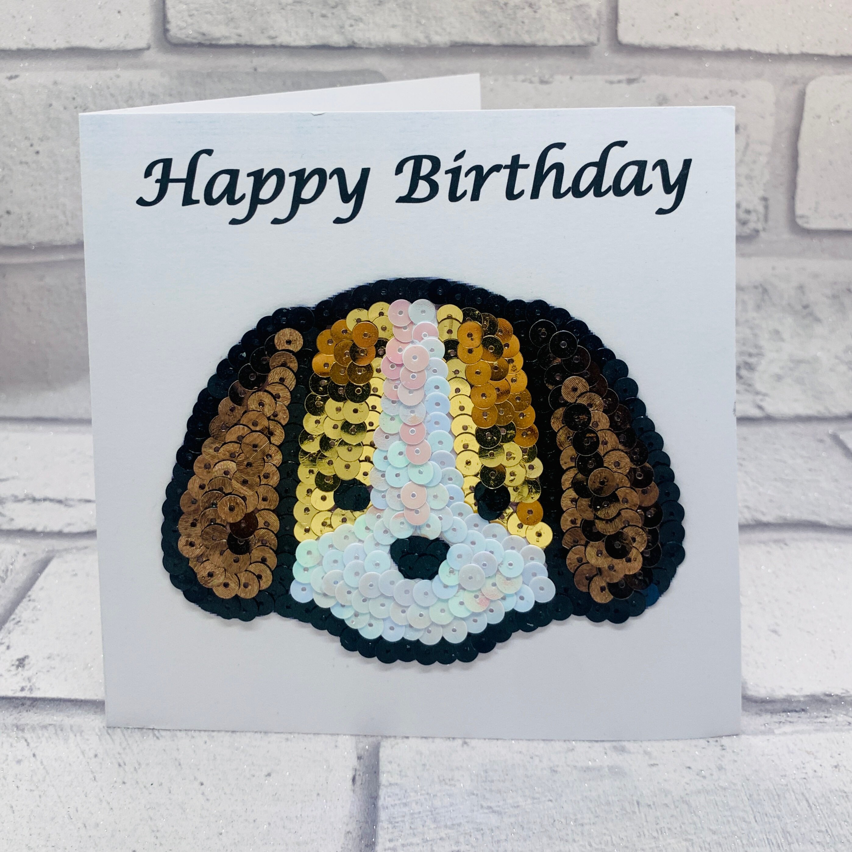 Custom Dog Happy Birthday Card for Kids, Personalised Dog Card, Puppy ...
