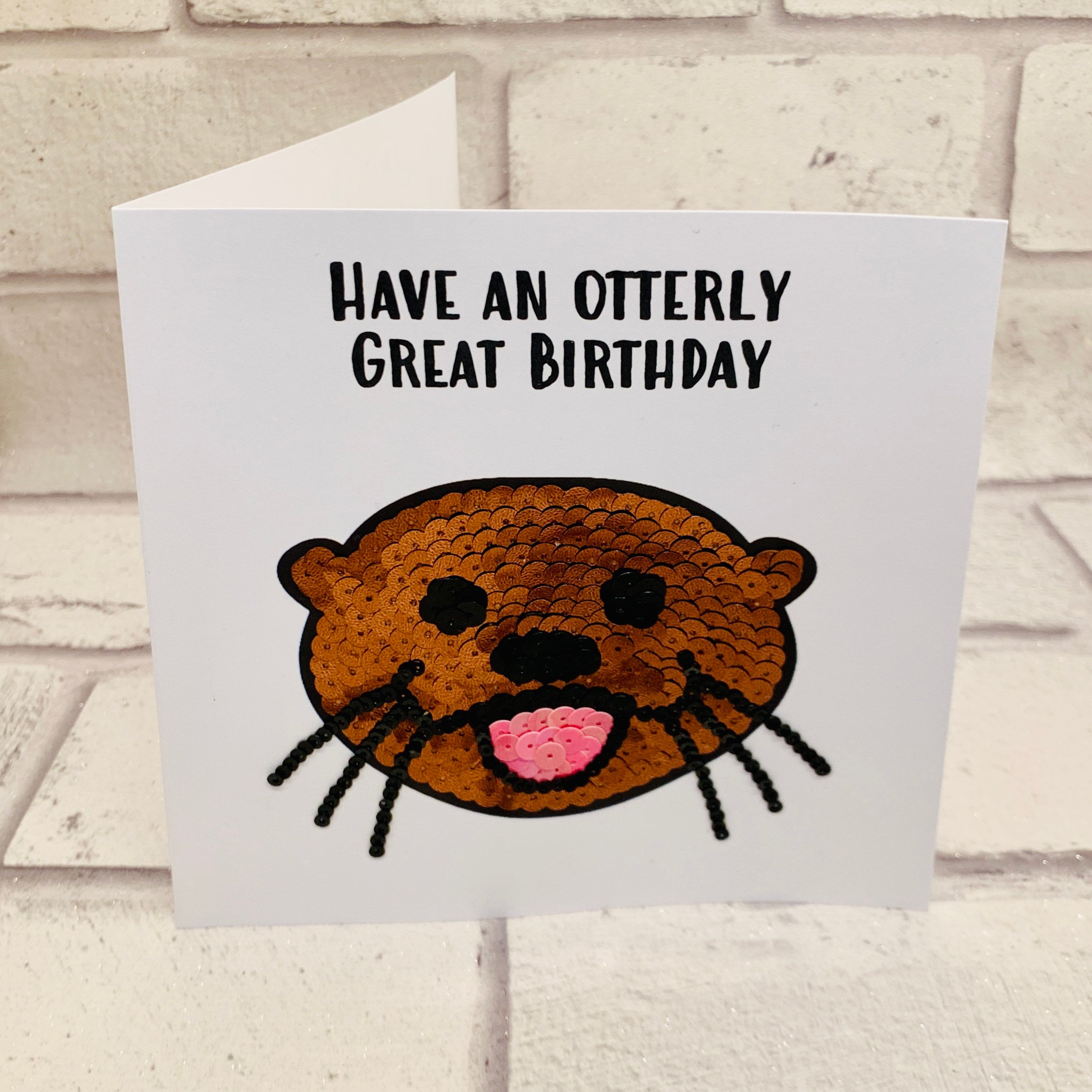 Custom Otter Birthday Card for Her, Have an Otterly Great Birthday Card ...