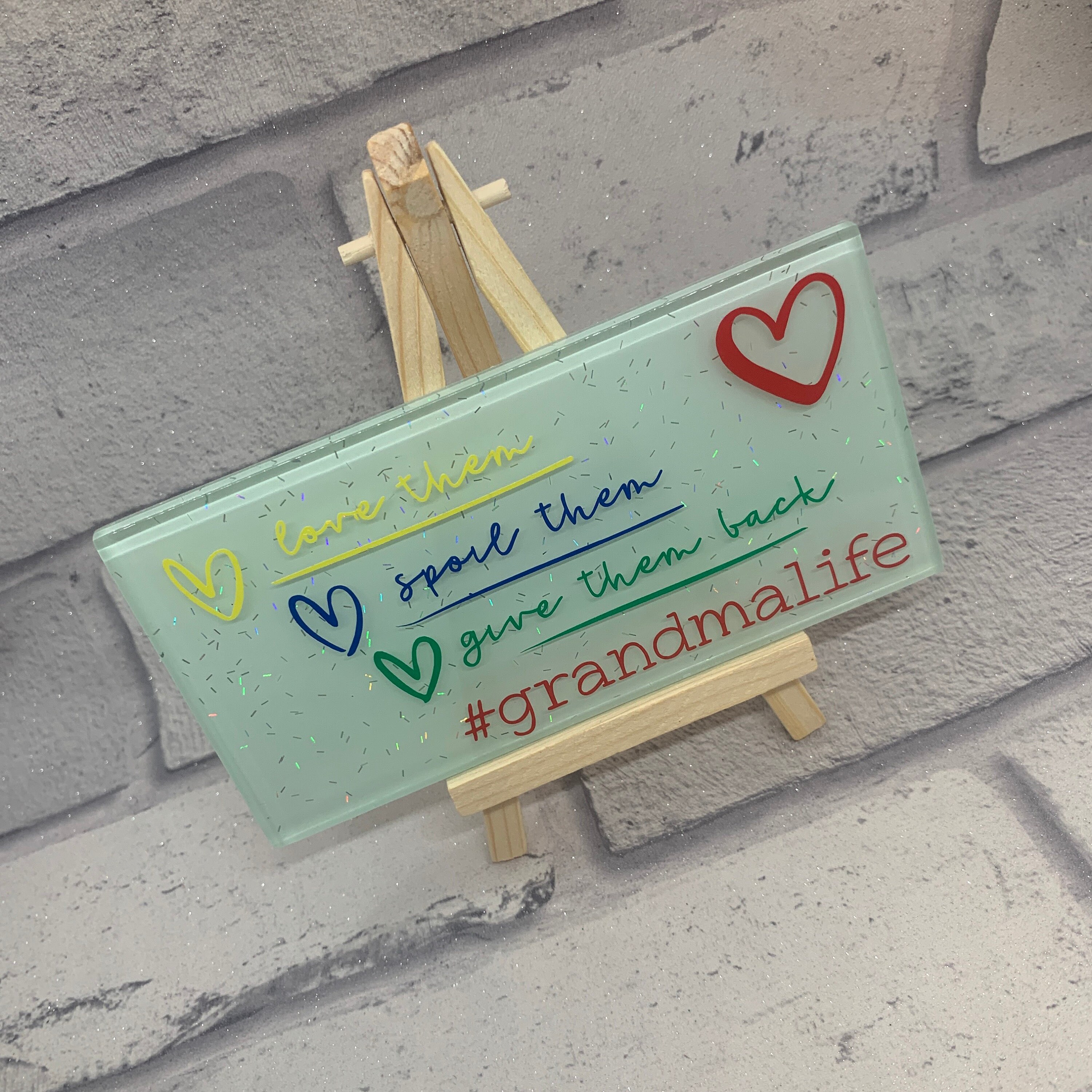 Grandma Subway Tile From Grandchildren for Mothers Day, Grandma Plaque ...