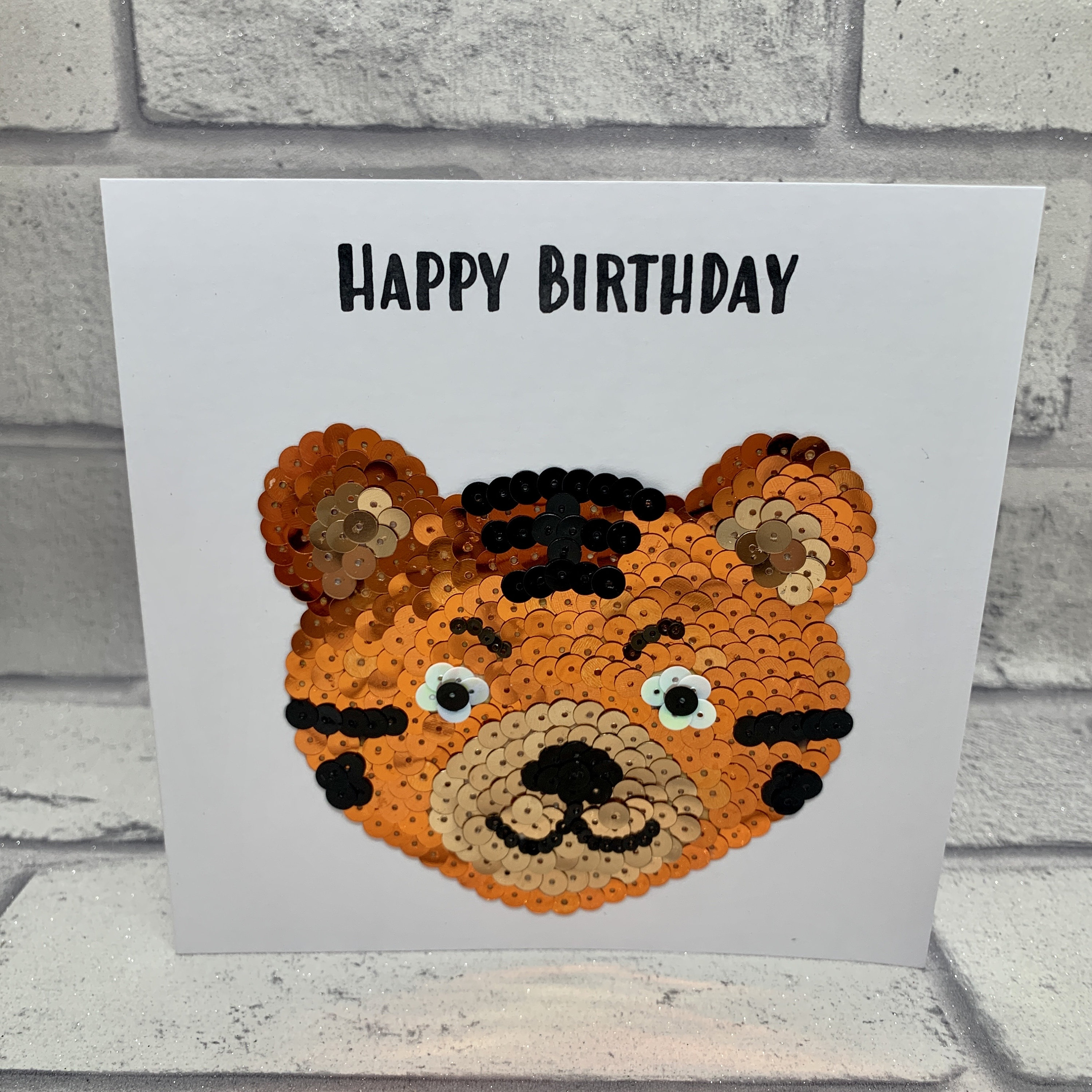 Custom Happy Birthday Tiger Card for Child, Personalised Cute Tiger ...