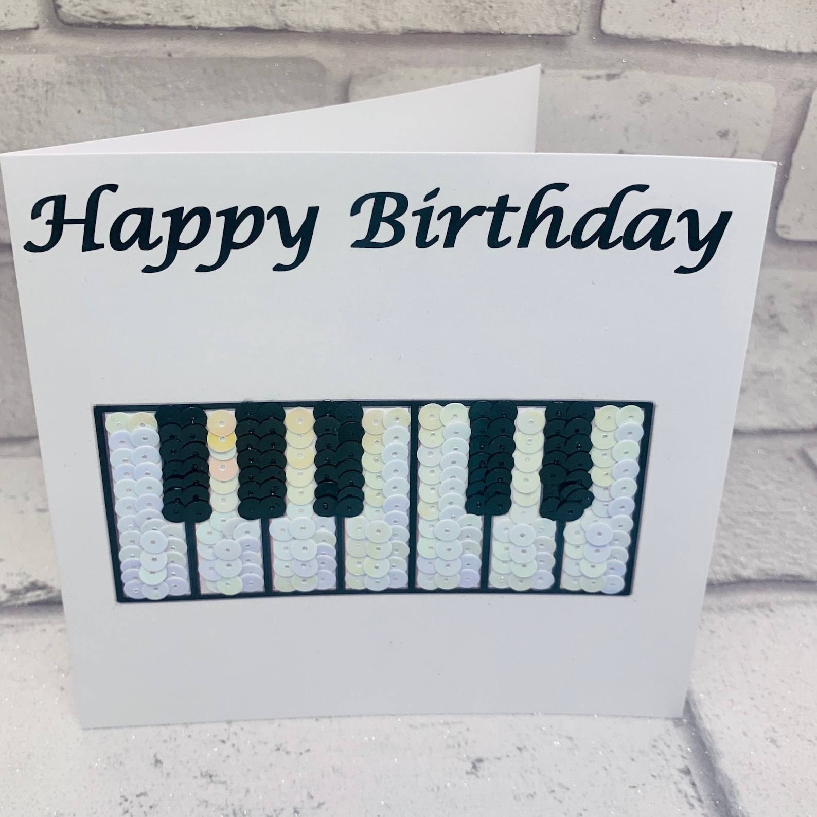 Custom Piano Birthday Card for Kids, Personalised Musical Card ...