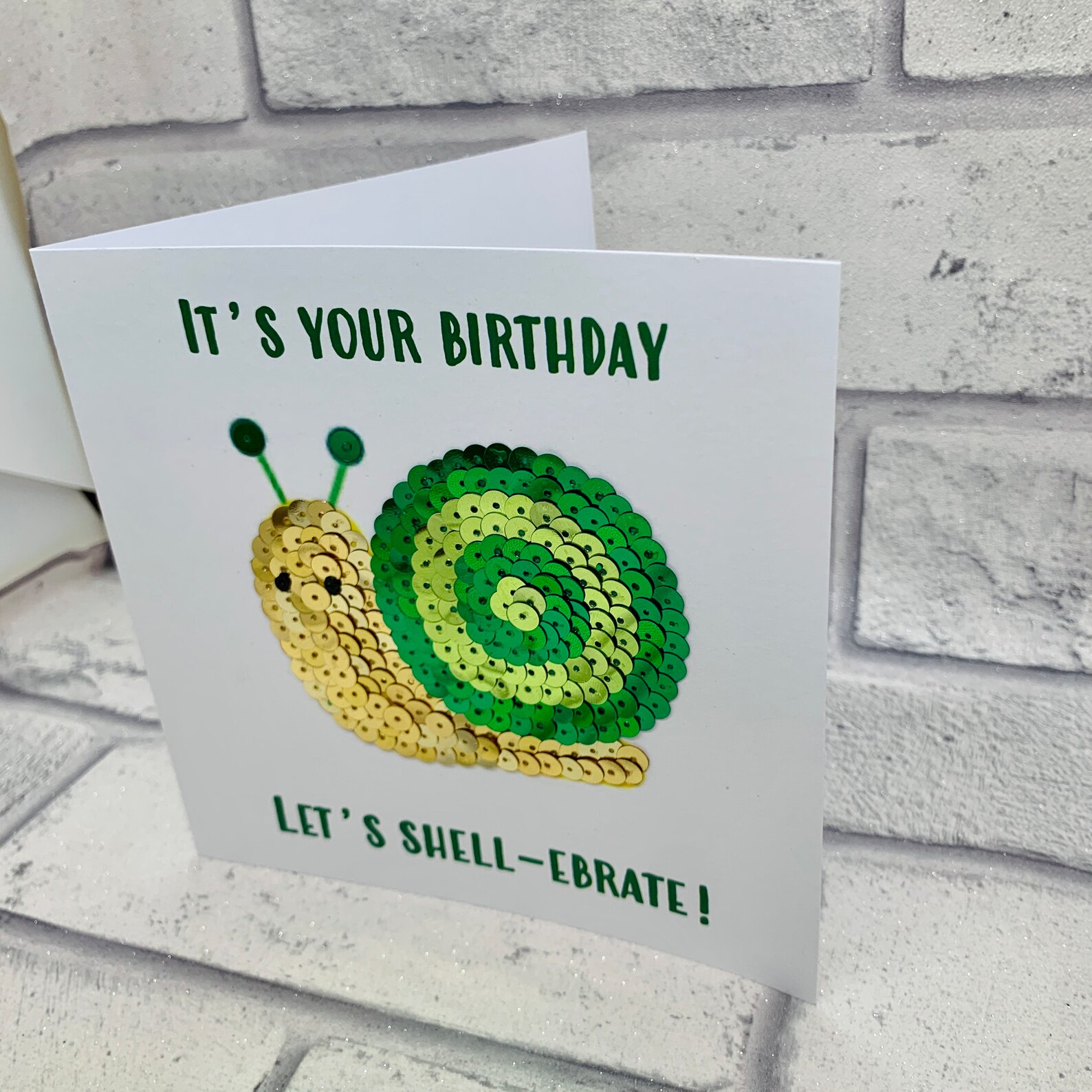 Custom Happy Birthday Snail Card for Child, Personalised Snail Birthday ...
