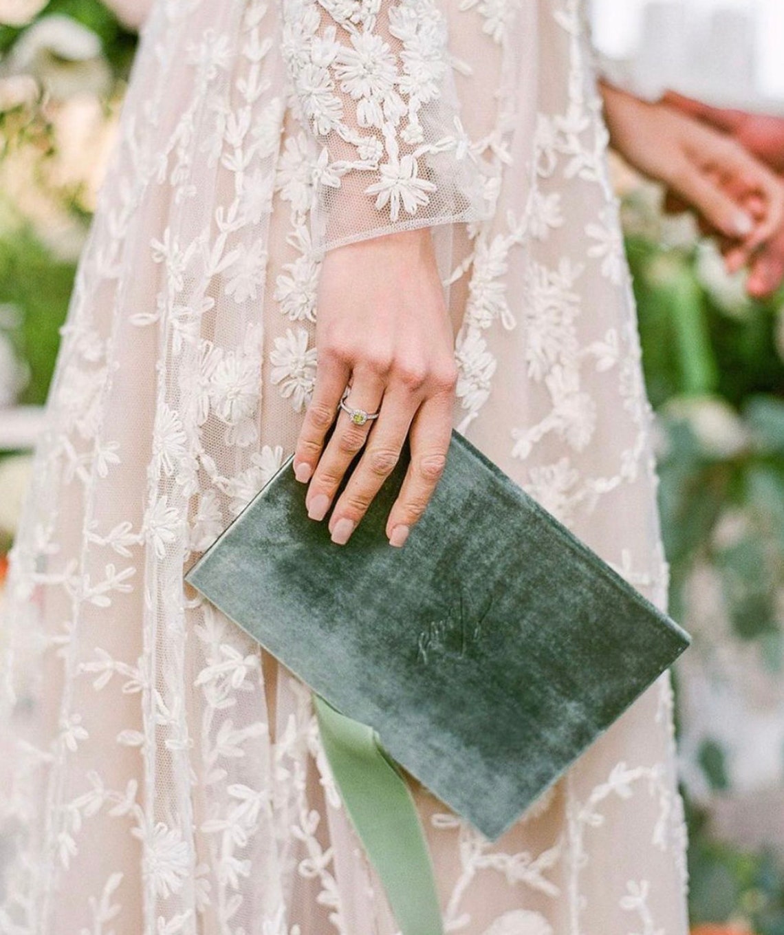 Silk Velvet Wedding Vow Books - Embossed Vows- With Blank Vow Sheets - Etsy