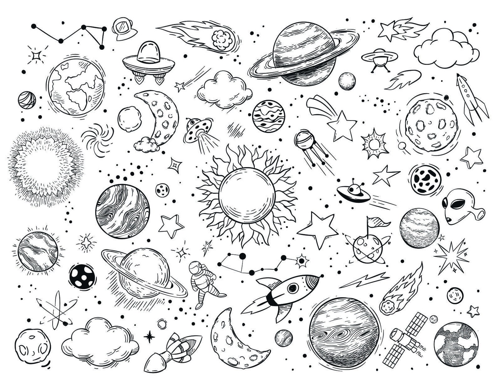 Space SVG, Space, Outer Space SVG, Planets SVG, Planet Vector, Stars ...