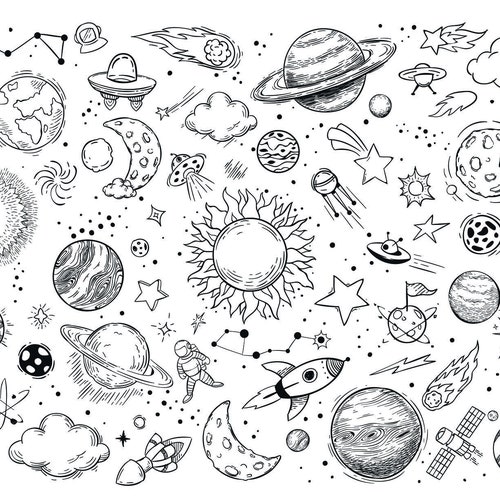 Space SVG Space Outer Space SVG Planets SVG Planet Vector - Etsy