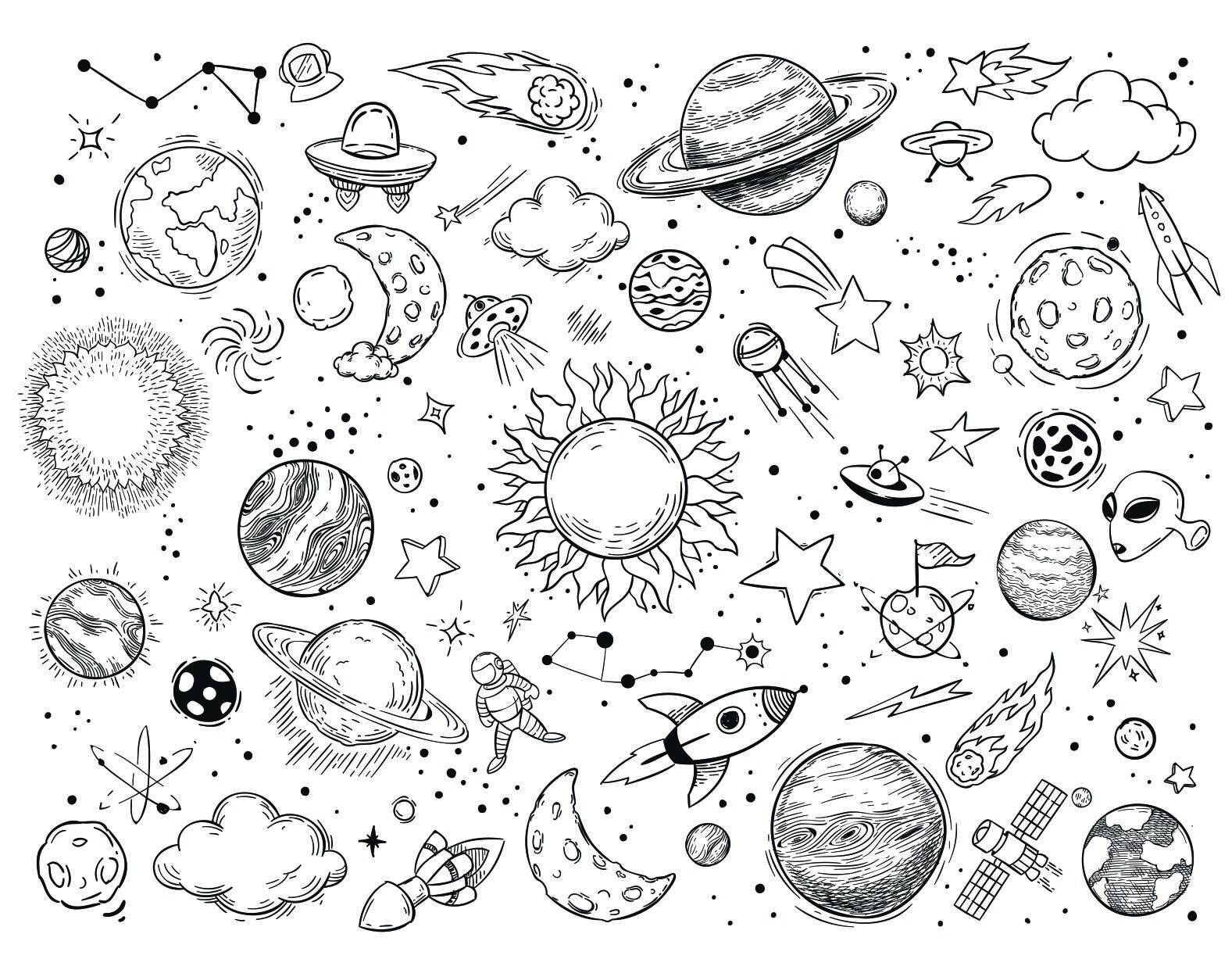 Space SVG, Space, Outer Space SVG, Planets SVG, Planet Vector, Stars ...