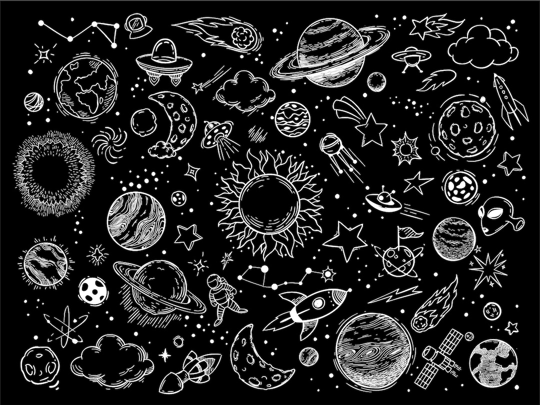 Space SVG, Space, Outer Space SVG, Planets SVG, Planet Vector, Stars ...