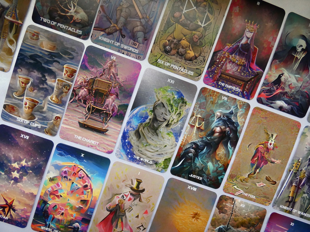 Abstract Tarot Deck - Etsy