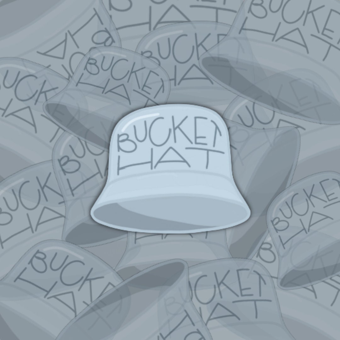Bucket Hat Sticker - Etsy