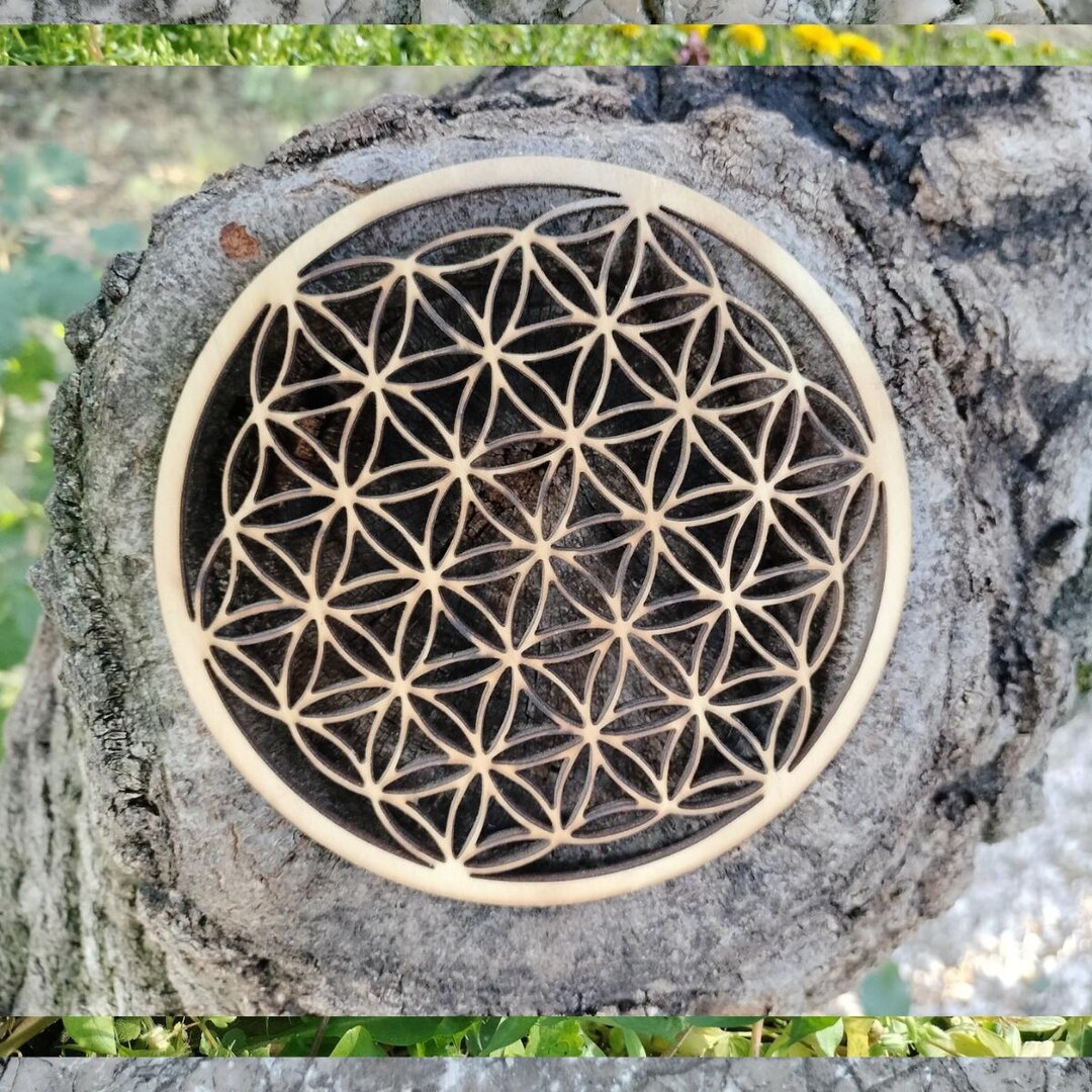 Flower of Life Symbol SVG ,DFX, Spiritual Sacred Geometry , SVG Digital ...