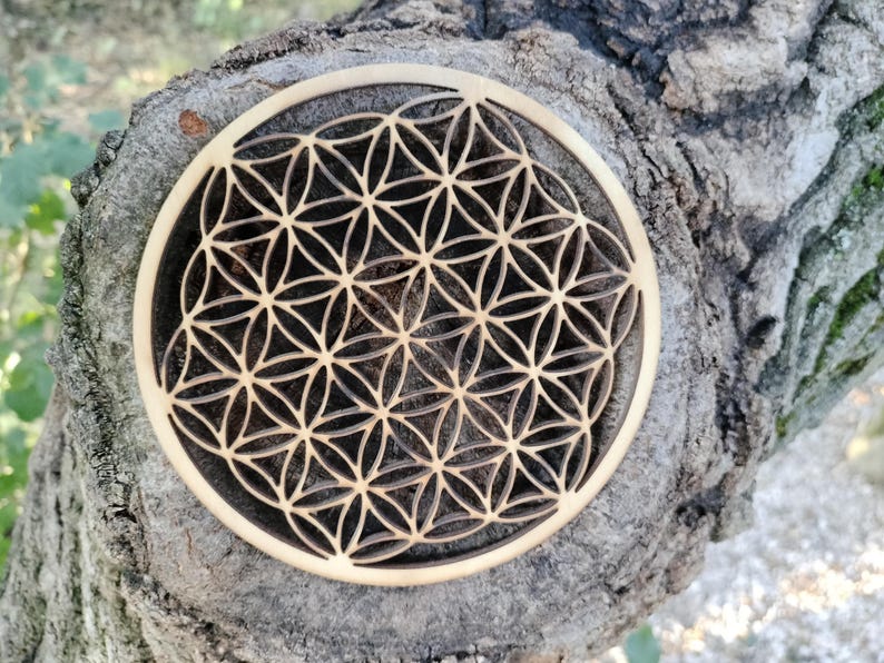 Flower of Life Symbol SVG ,DFX, Spiritual Sacred Geometry , SVG Digital ...