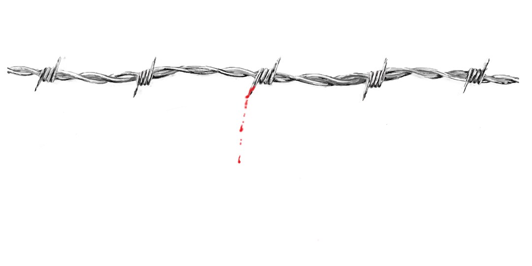 Blood and Barbed Wire SVG DXF PNG Digital Download - Etsy