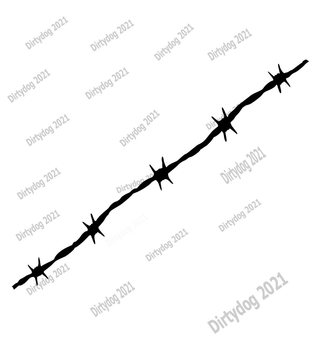 Barbed Wire Four Barb SVG DXF PNG Pdf Jpeg Digital Download - Etsy