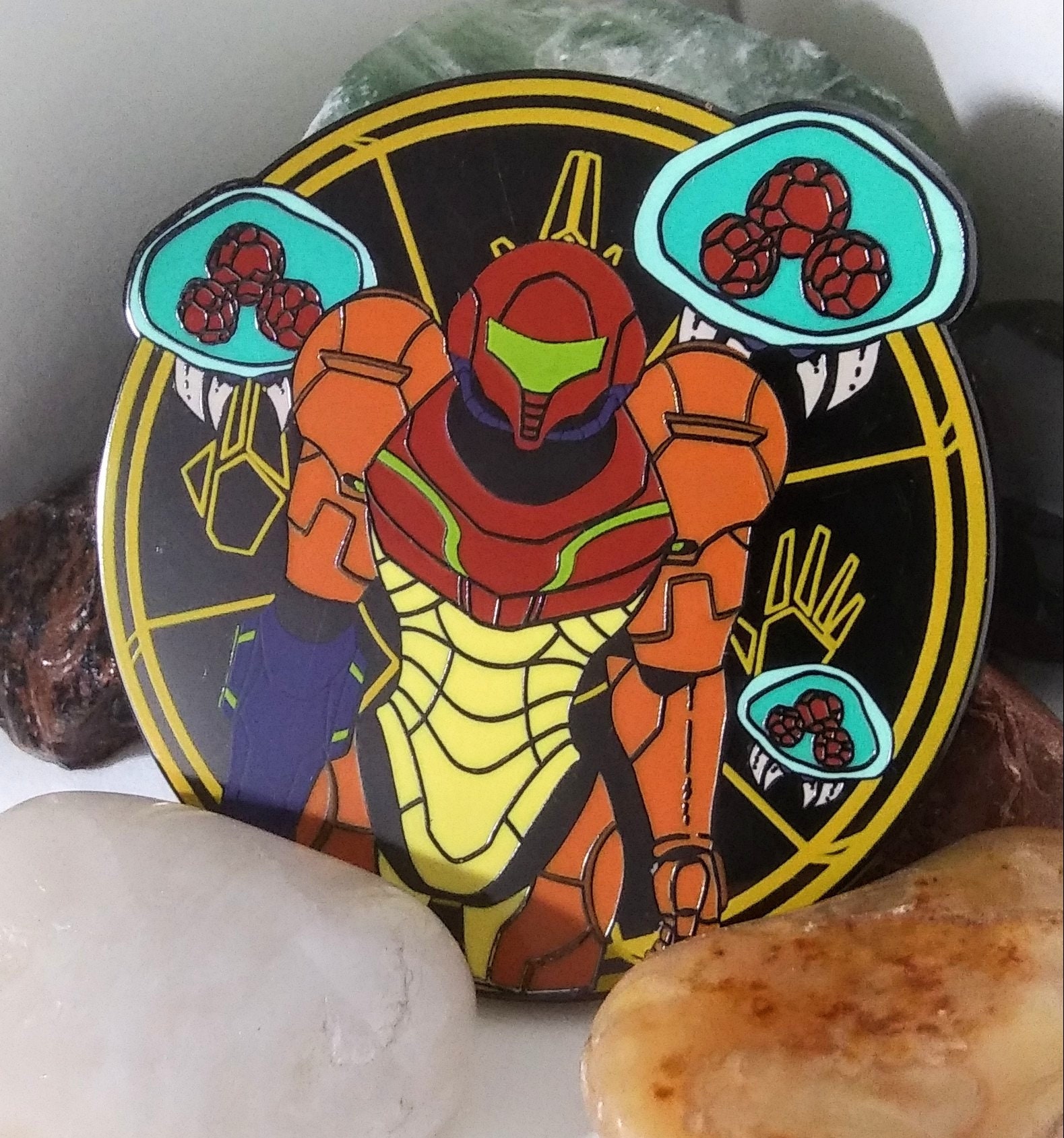 Samus Metroid Pin - Etsy