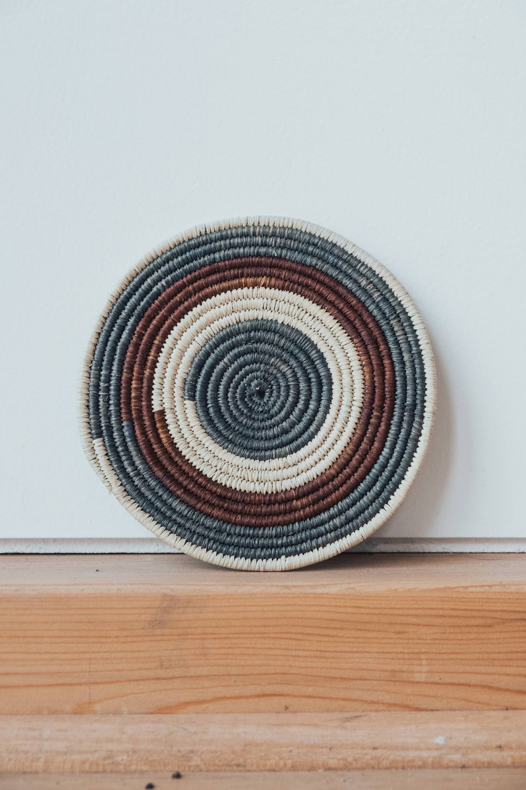 Handwoven Ugandan Grass Mat Coaster - Etsy UK