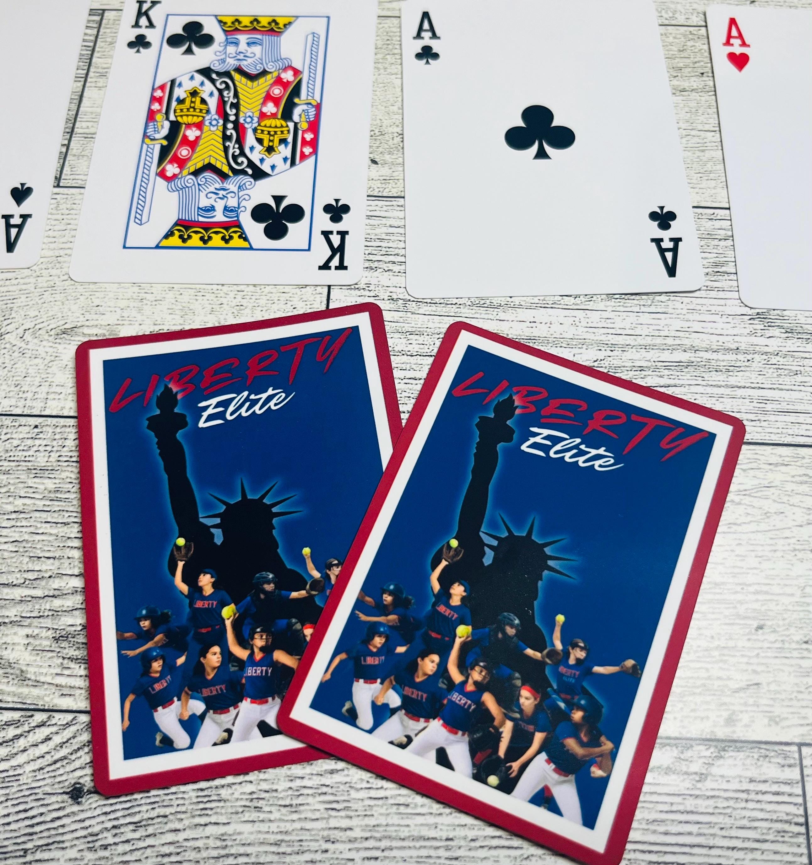 Custom Playing Card Deck | Personalized Card Photo Gift | Sport Team ...