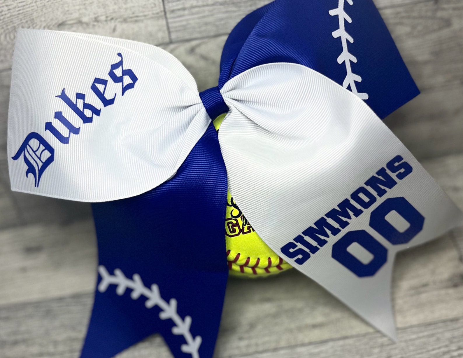Custom Softball Bows | Hair Bows for Team | Cheer Bow | Personalized ...