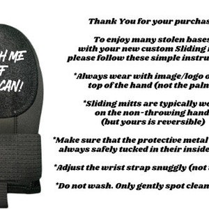 Custom Sliding Mitt| Sliding Glove for Baseball Softball - Etsy