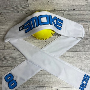 PERSONALIZED Team Sports Tie Back Headband Custom Sports Headband ...