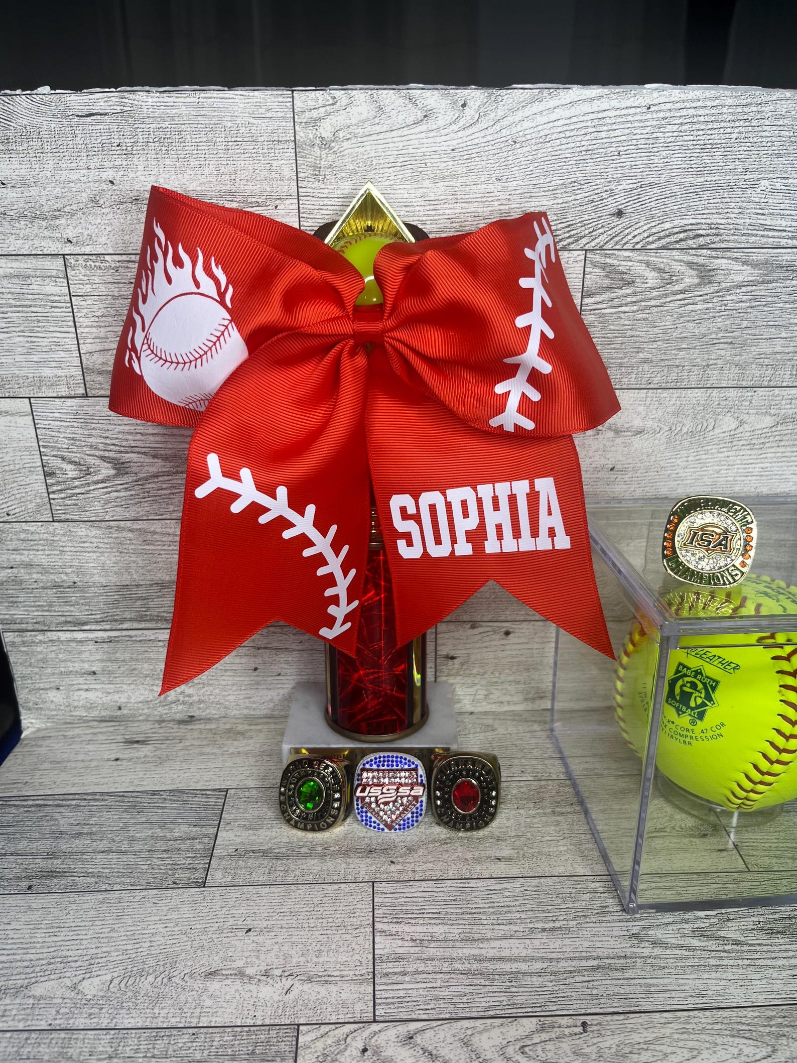Custom Softball Bows | Hair Bows for Team | Cheer Bow | Personalized ...