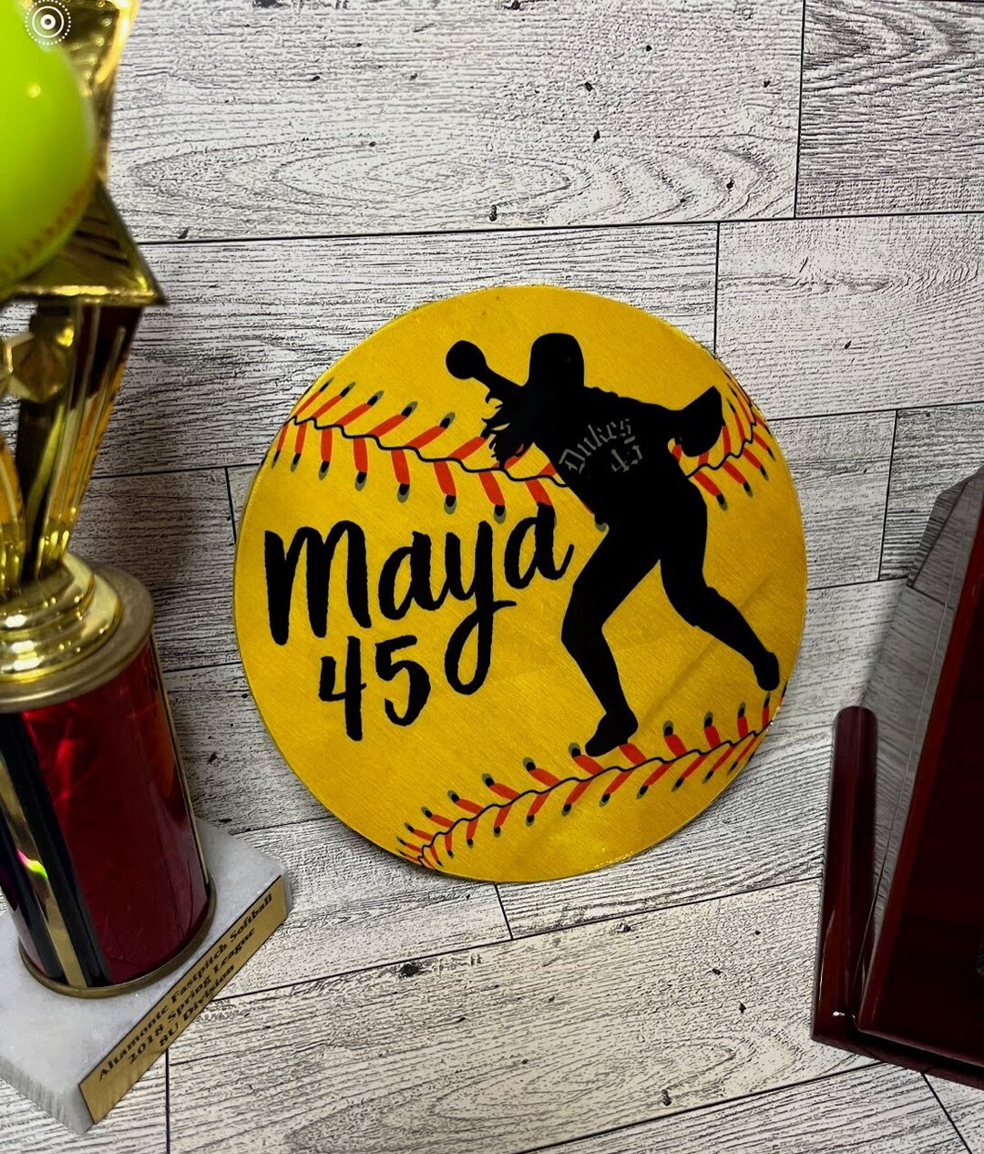 Sport Team Door Decoration | Hotel Door Decor | Personalized Softball ...